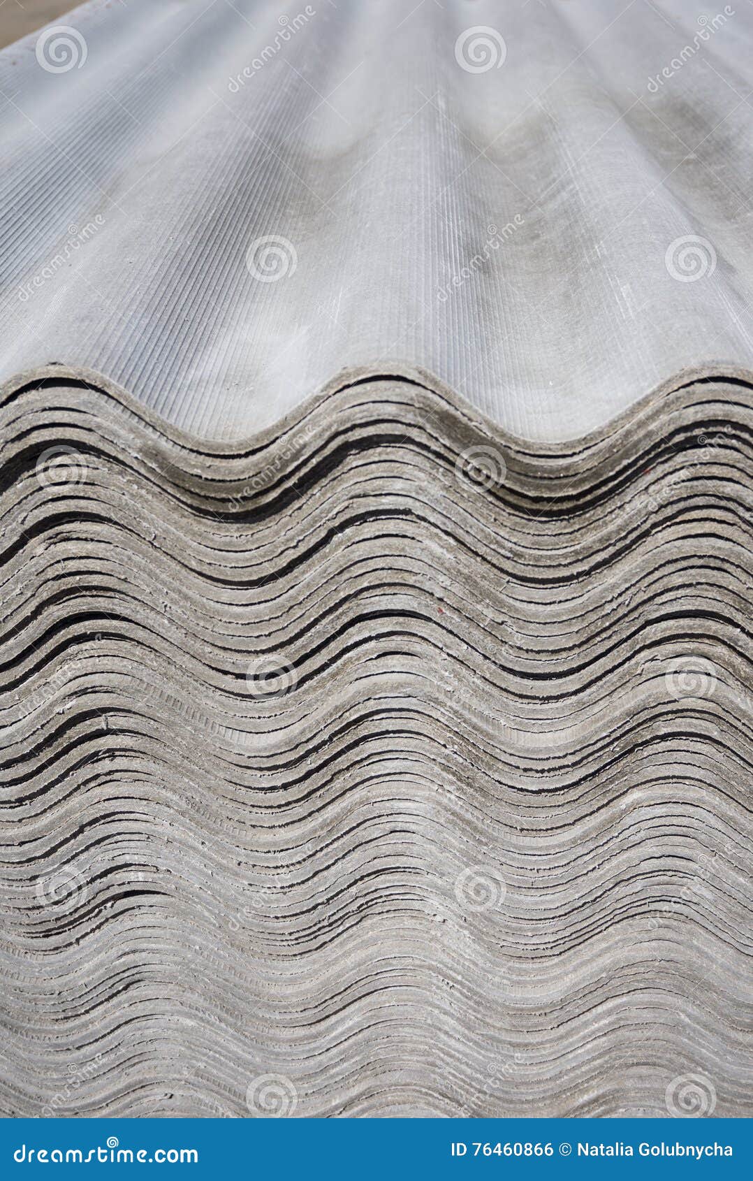 Asbestos Slate Roofing Sheets Stock Photo - Image of sheet, pile: 76460866