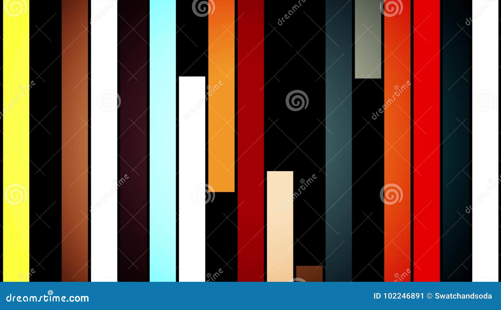 Ascending Abstract Multi Color Line Loop Stock Video - Video of ...