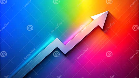 Ascending Arrow on a Gradient Background: a Visual Representation of ...