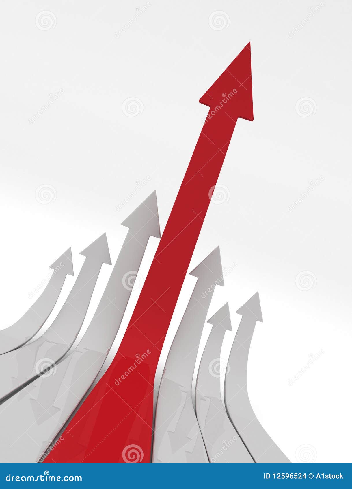 Ascending Arrows Royalty-Free Stock Image | CartoonDealer.com #12596524