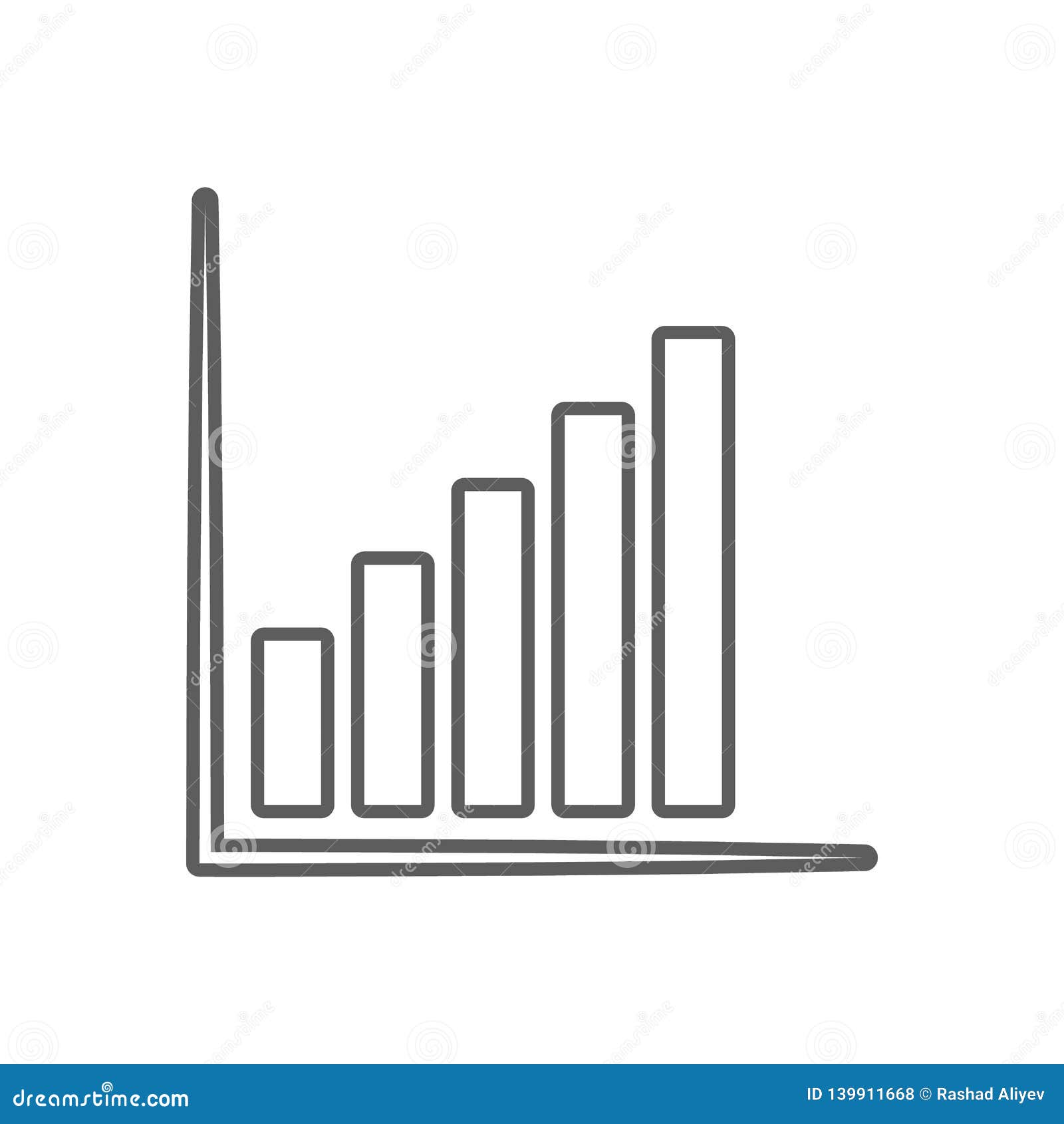 Ascending Chart Icon. Element of Finance for Mobile Concept and Web ...