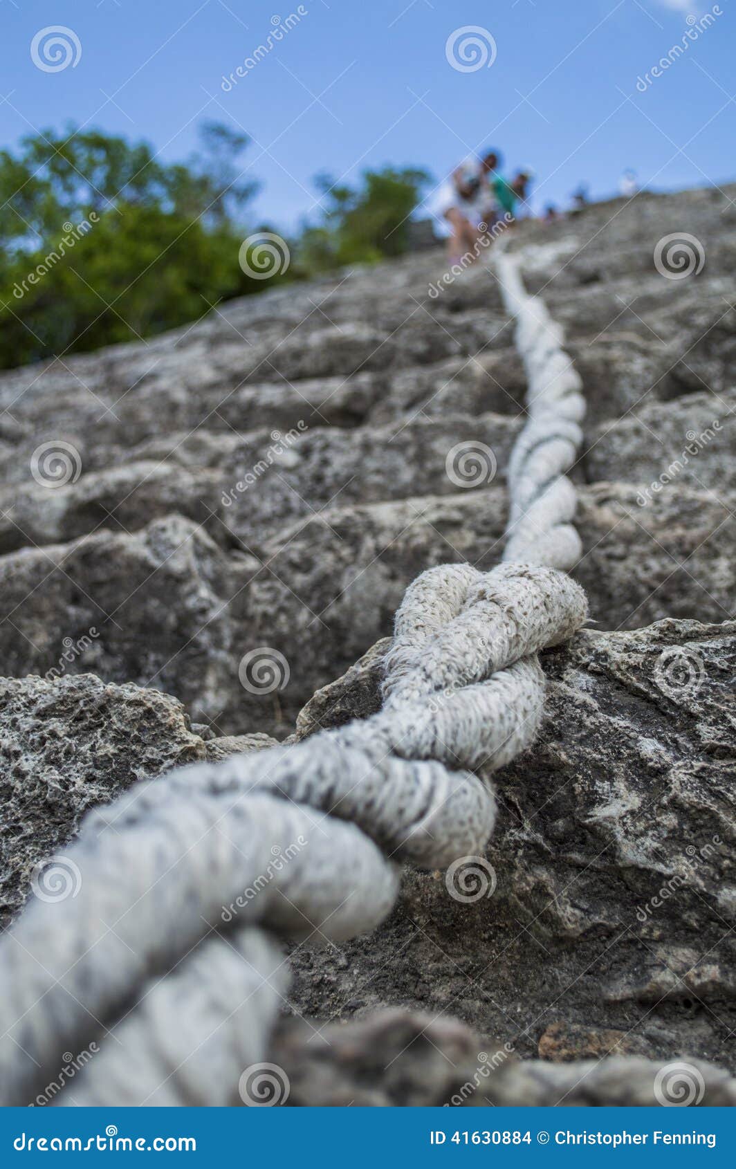 Ascending rope stock photo. Image of heavens, rope, steps - 41630884