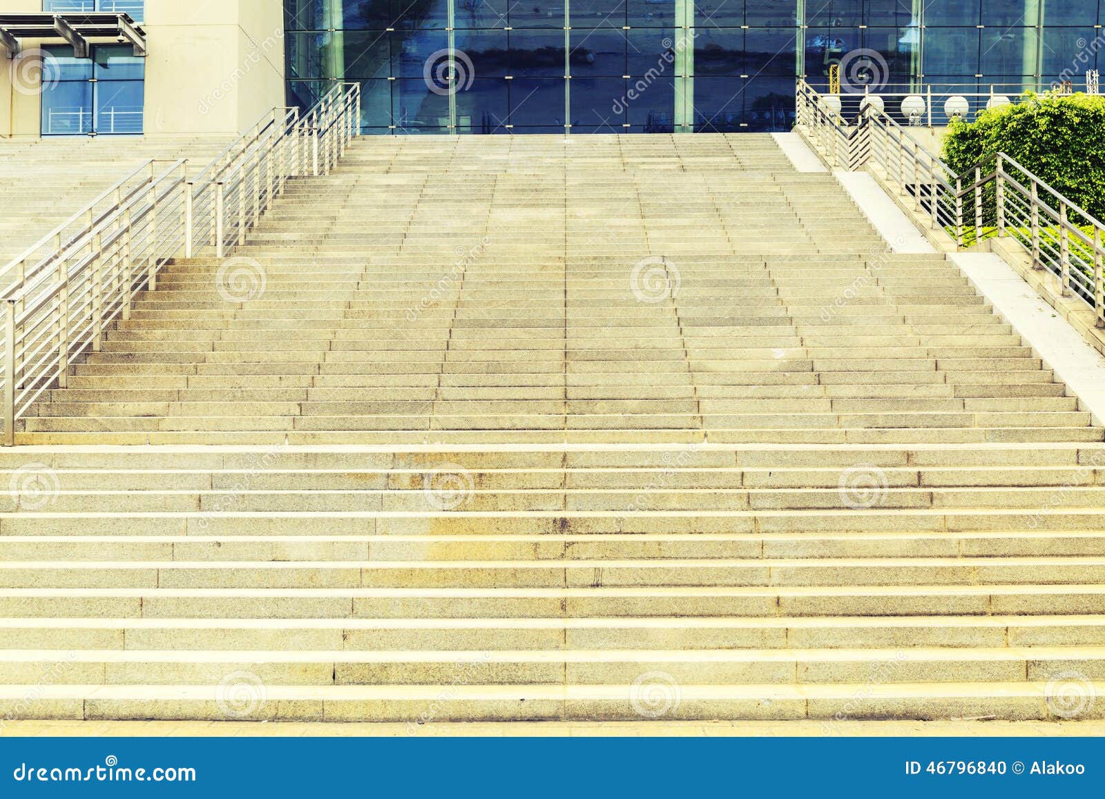 Stairs stock photo. Image of commercial, entrance, ascending - 46796840
