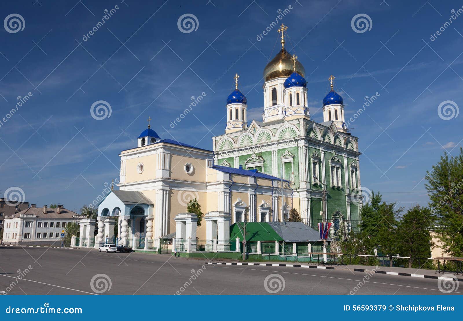 Ascension Cathedral in the City of Yelets Stock Image - Image of russia ...