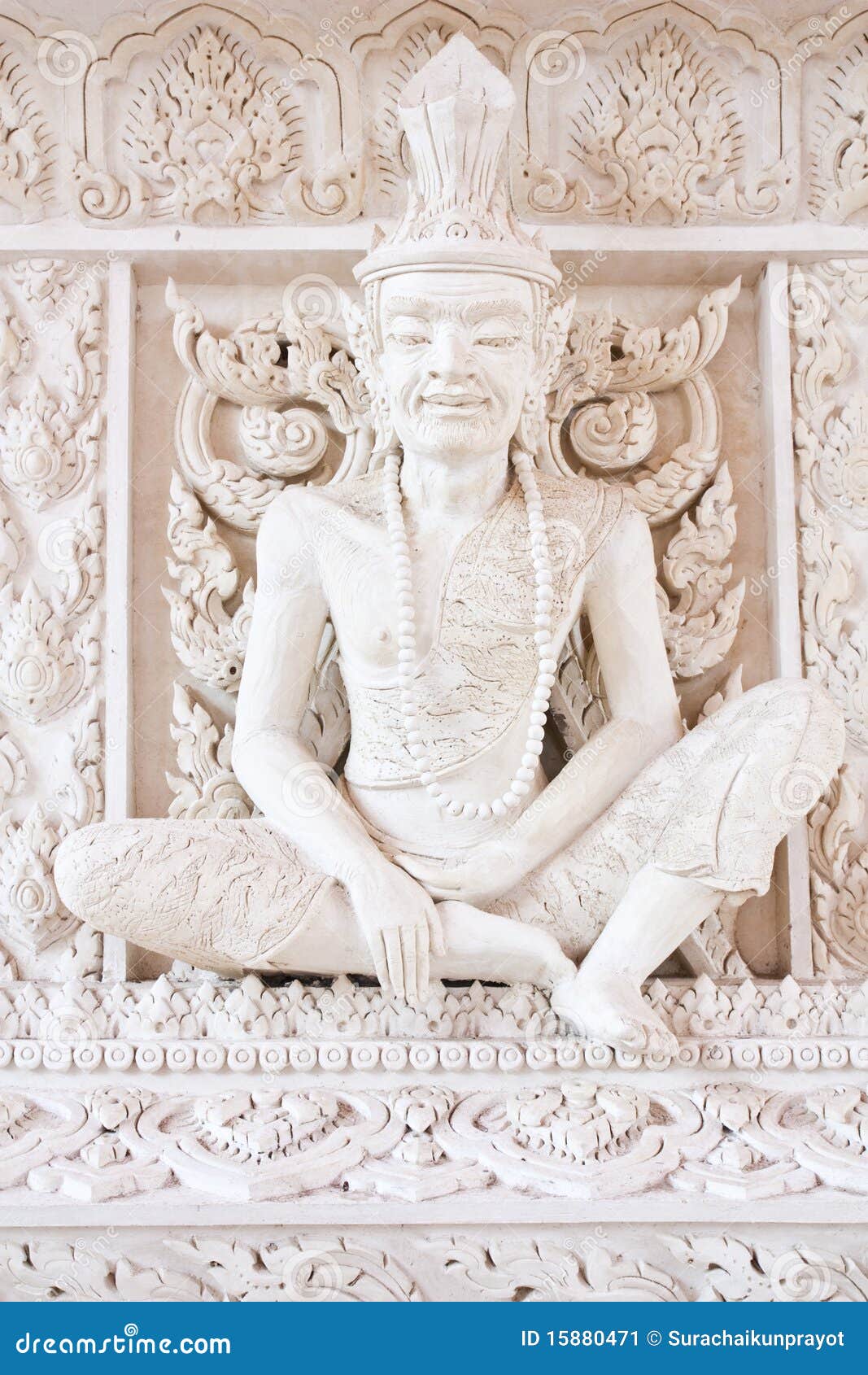 Ascetic statue stock image. Image of serious, hermit - 15880471