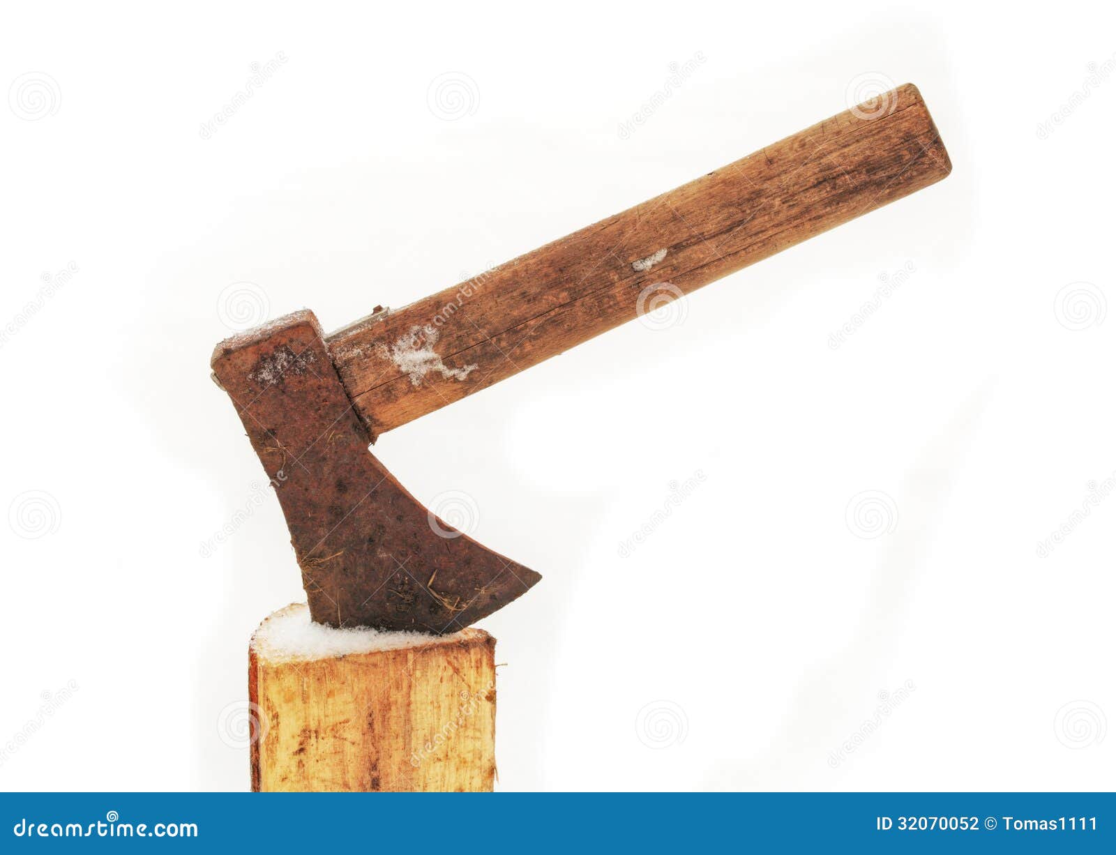 Ascia fotografia stock. Immagine di foresta, strumento - 32070052