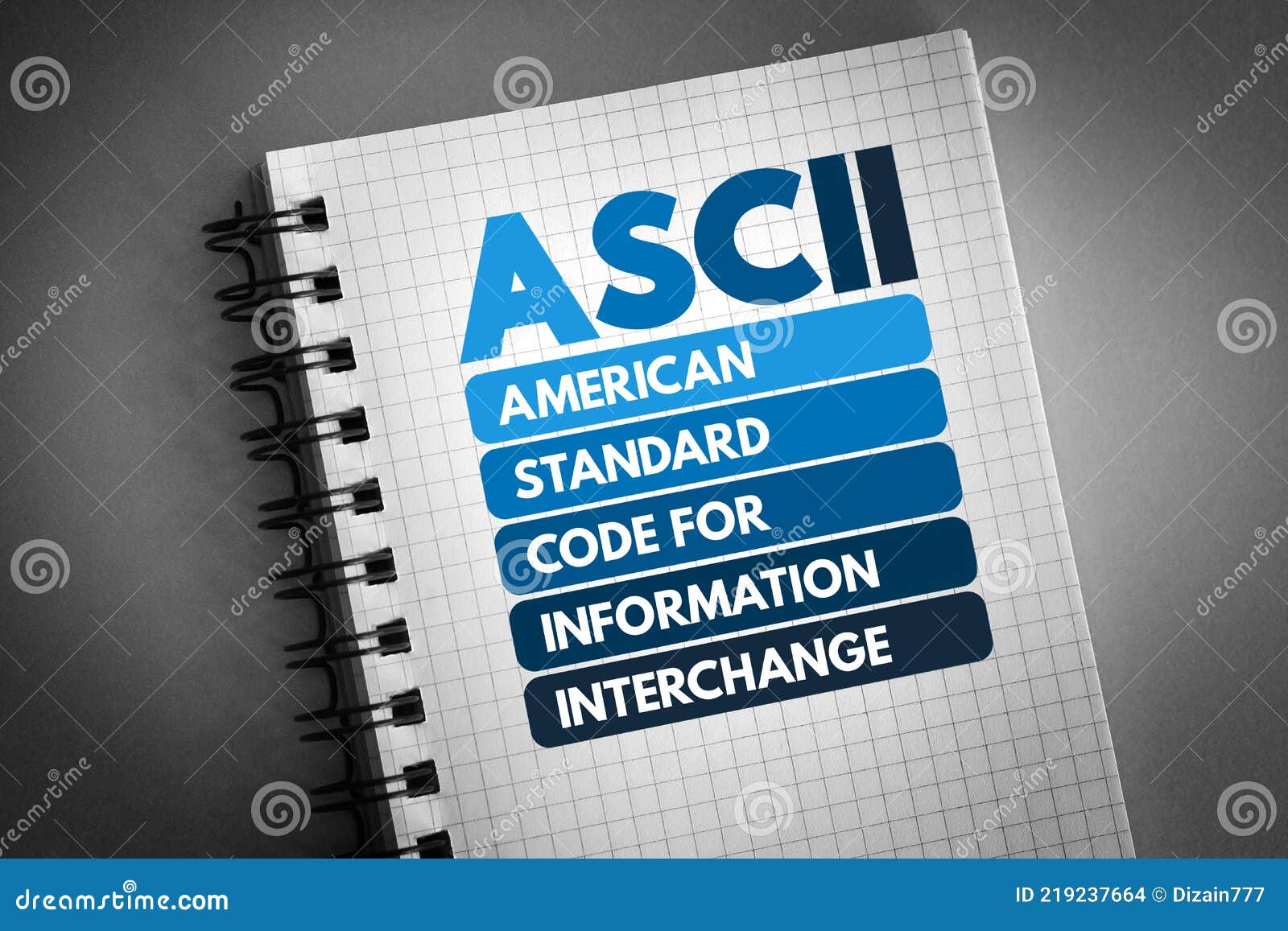 Ascii American Standard Code for Information Interchange Acronyme on ...