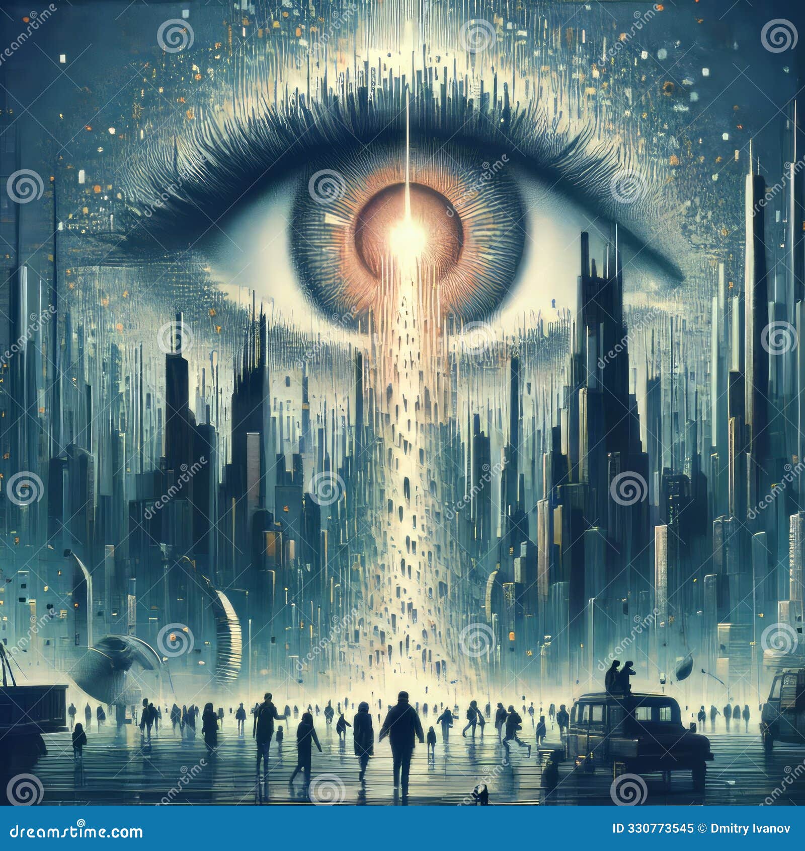 87 ASCII Digital Collage Photogram ASio Stock Illustration ...