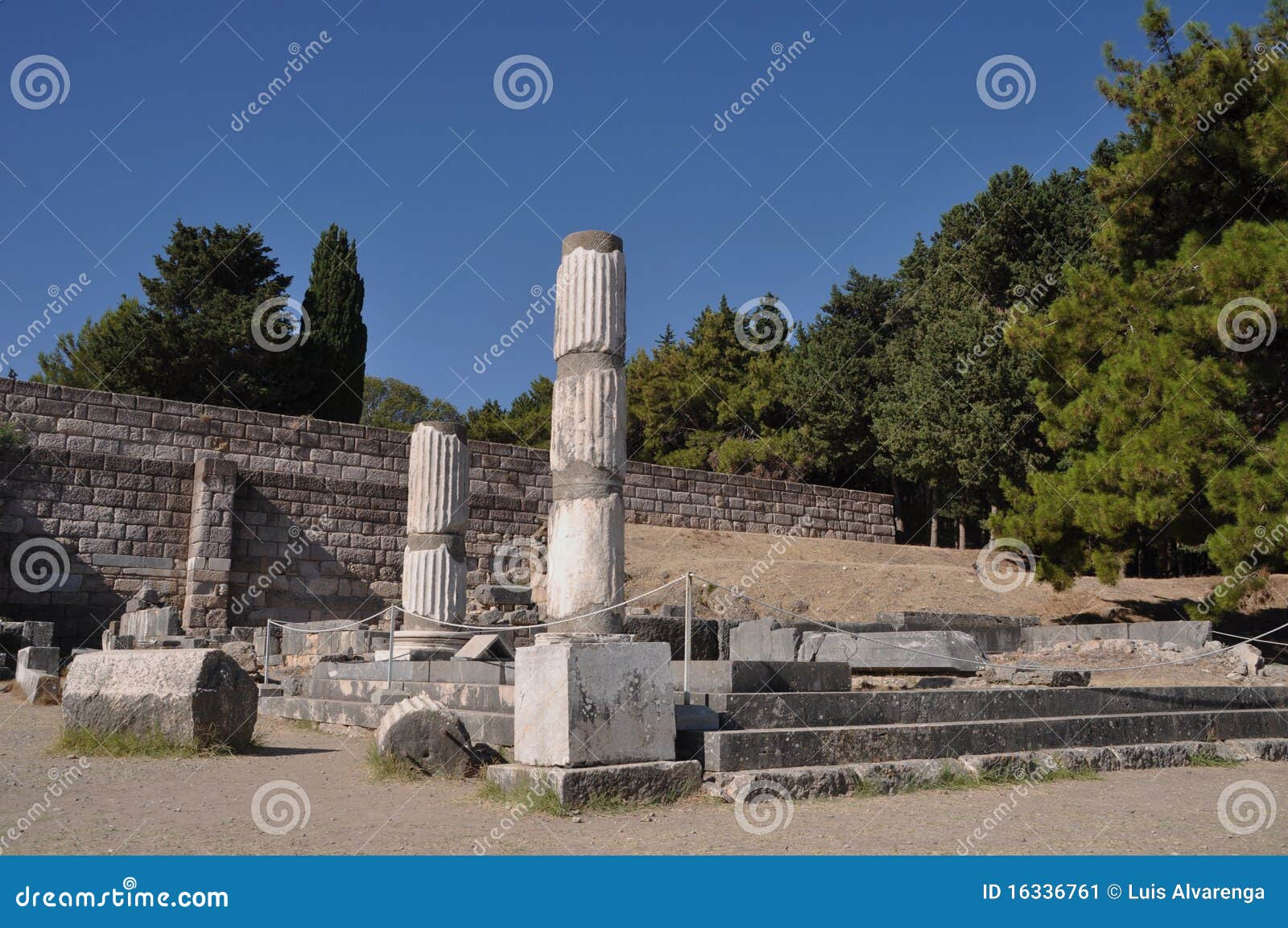 Asclepion immagine stock. Immagine di pietra, nave, europa - 16336761