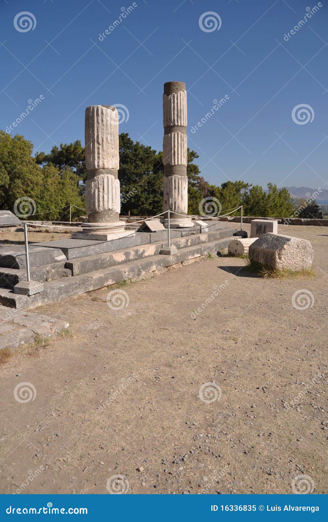 Asclepion stock image. Image of europe, greece, ruins - 16336835