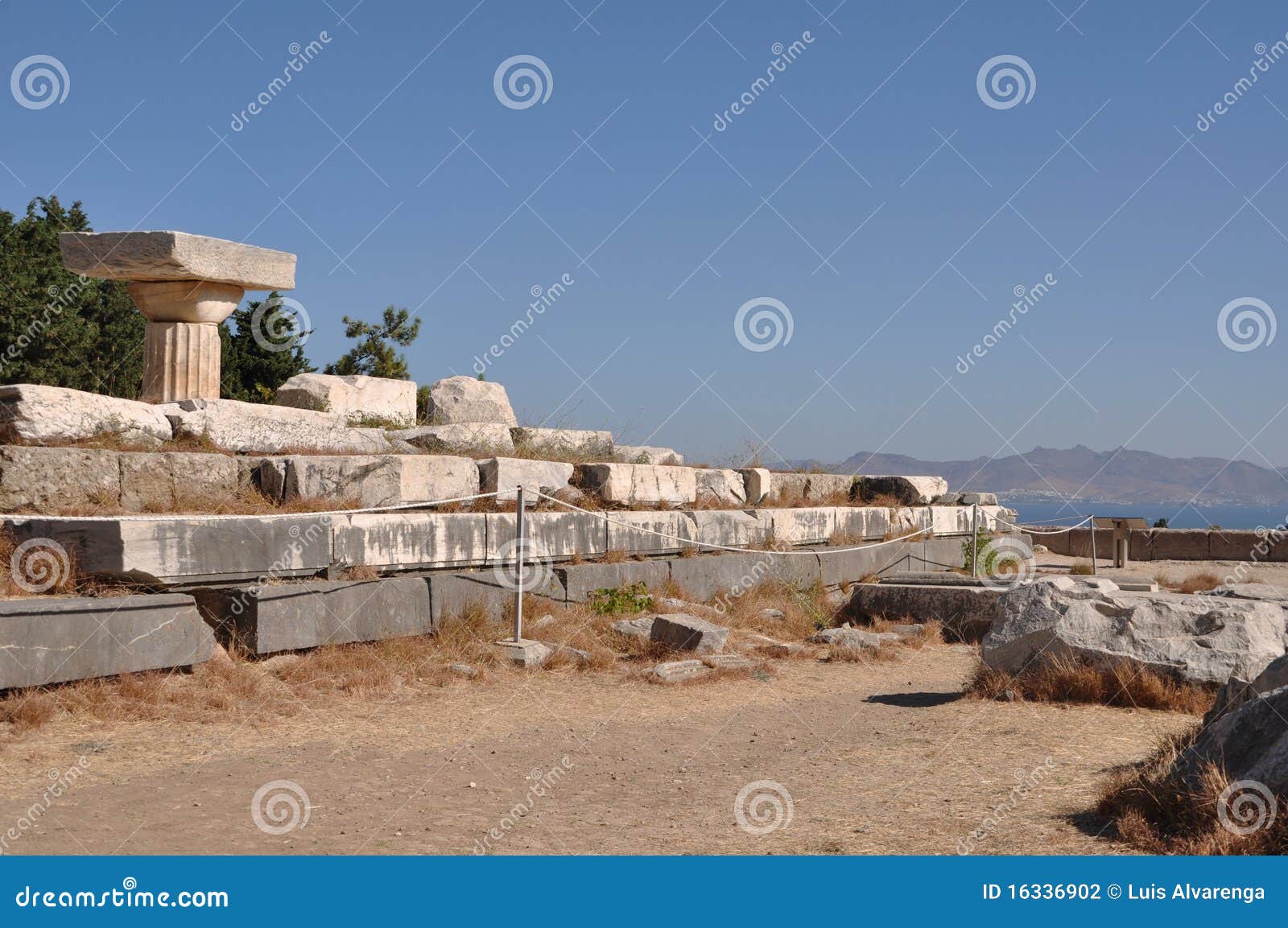 Asclepion stock photo. Image of columns, asclepion, asclepeion - 16336902