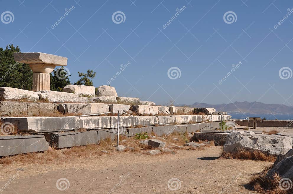 Asclepion stock photo. Image of columns, asclepion, asclepeion - 16336902