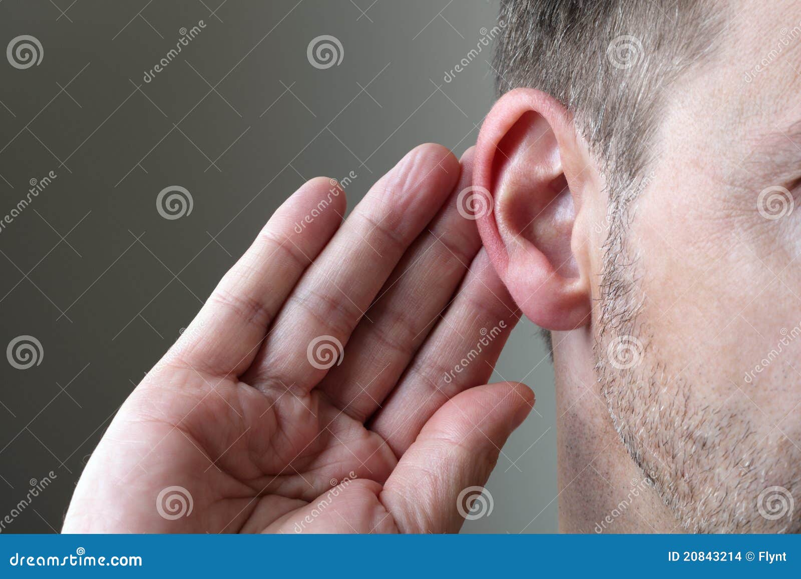 Ascolto fotografia stock. Immagine di copia, colore, spazio - 20843214