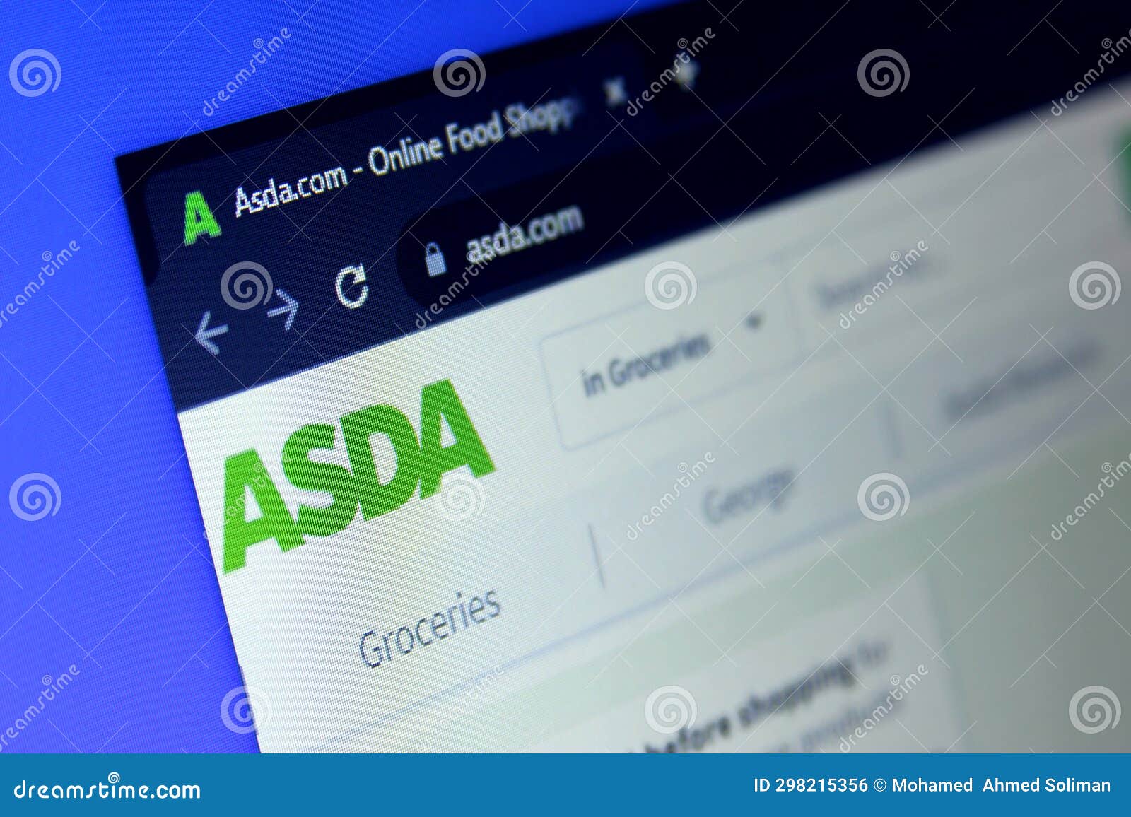 Asda logo editorial photo. Image of retail, logotype - 298215356