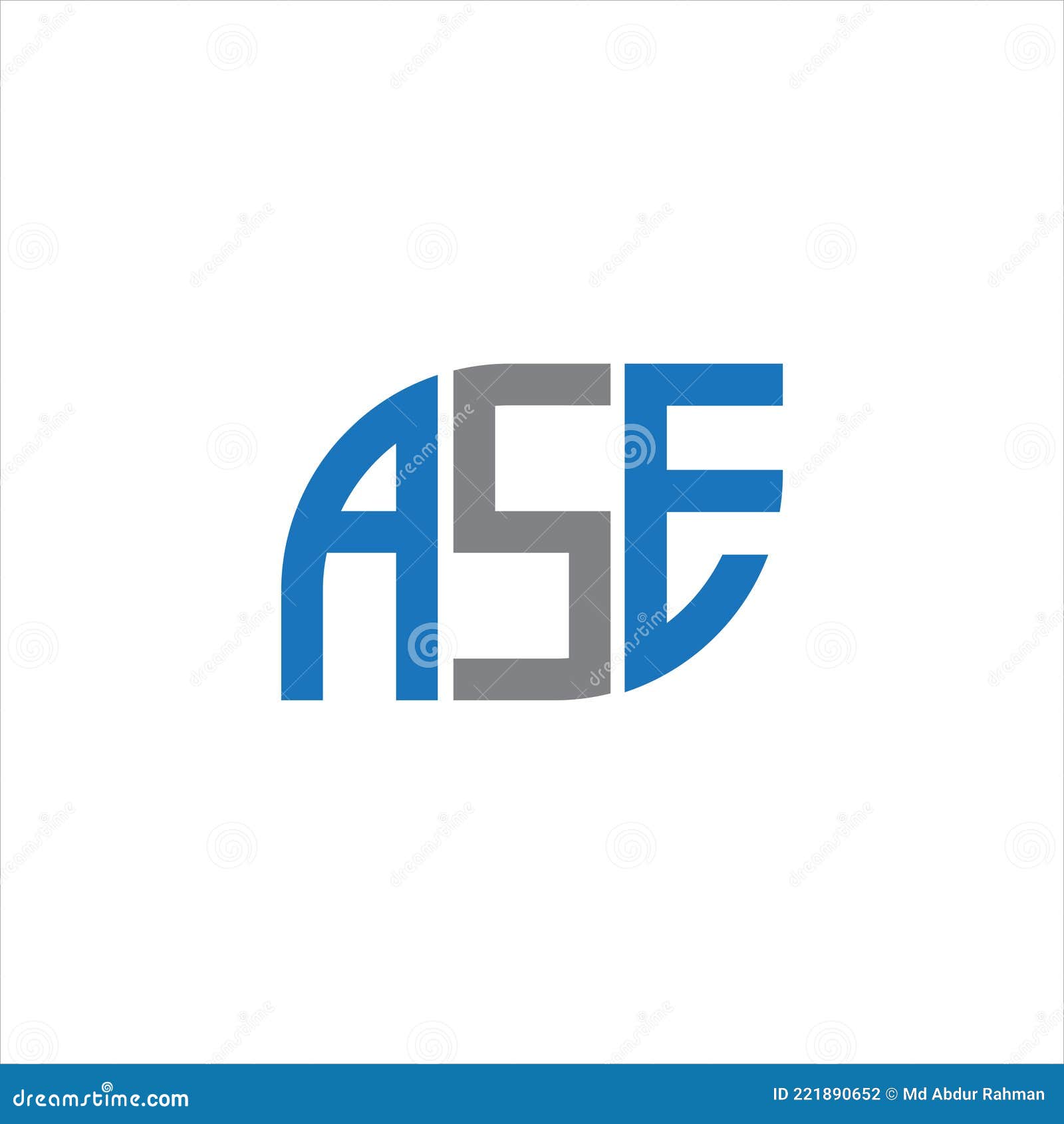 ASE Letter Logo Design on White Background.ASE Creative Initials Letter ...