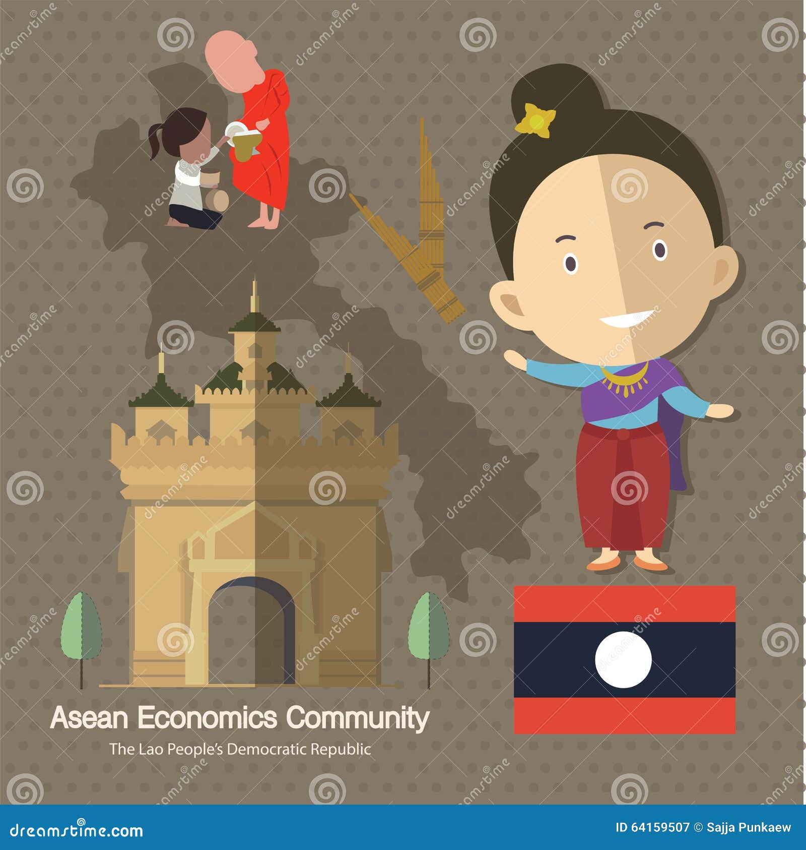 ASEAN Laos Stock Photography | CartoonDealer.com #35194598