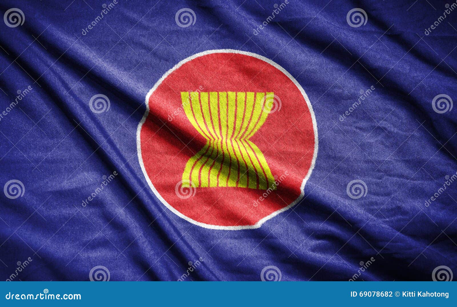 Asean Flag.flag on Background Stock Photo - Image of southeast, asian ...