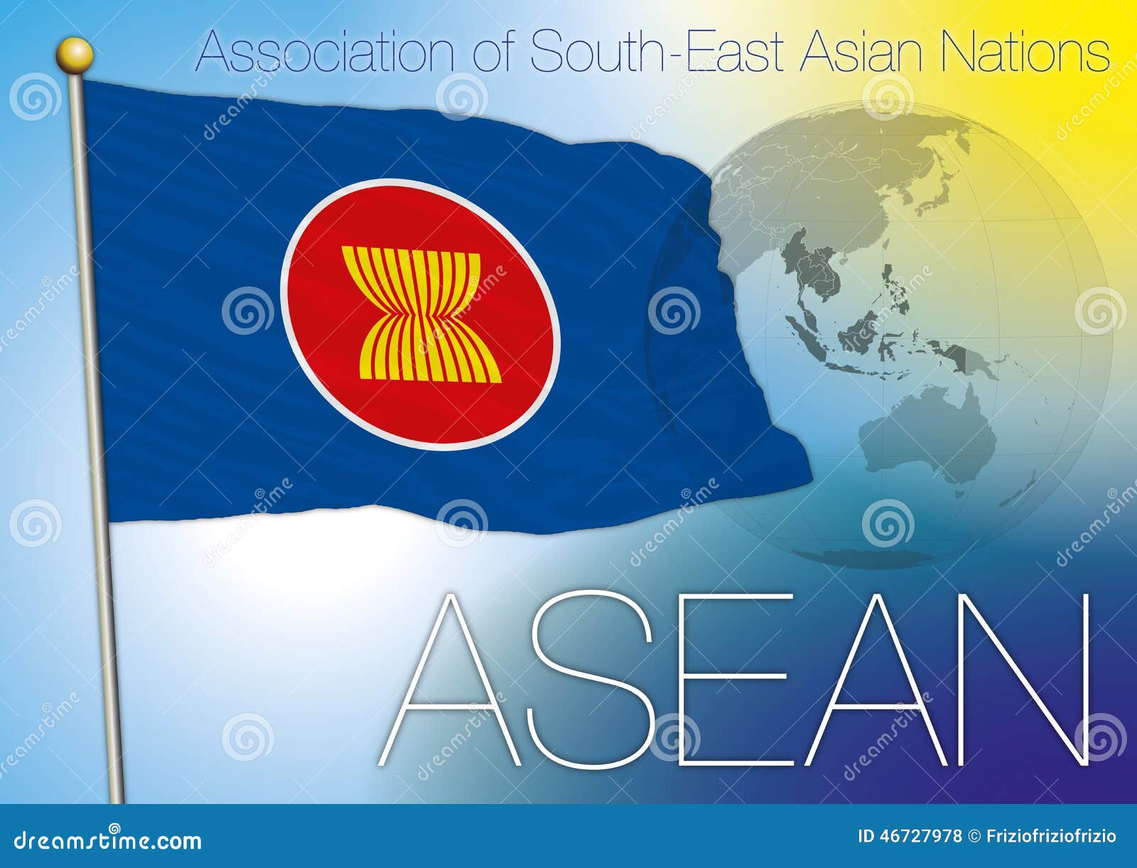 ASEAN Flag Stock Photo - Image: 46727978
