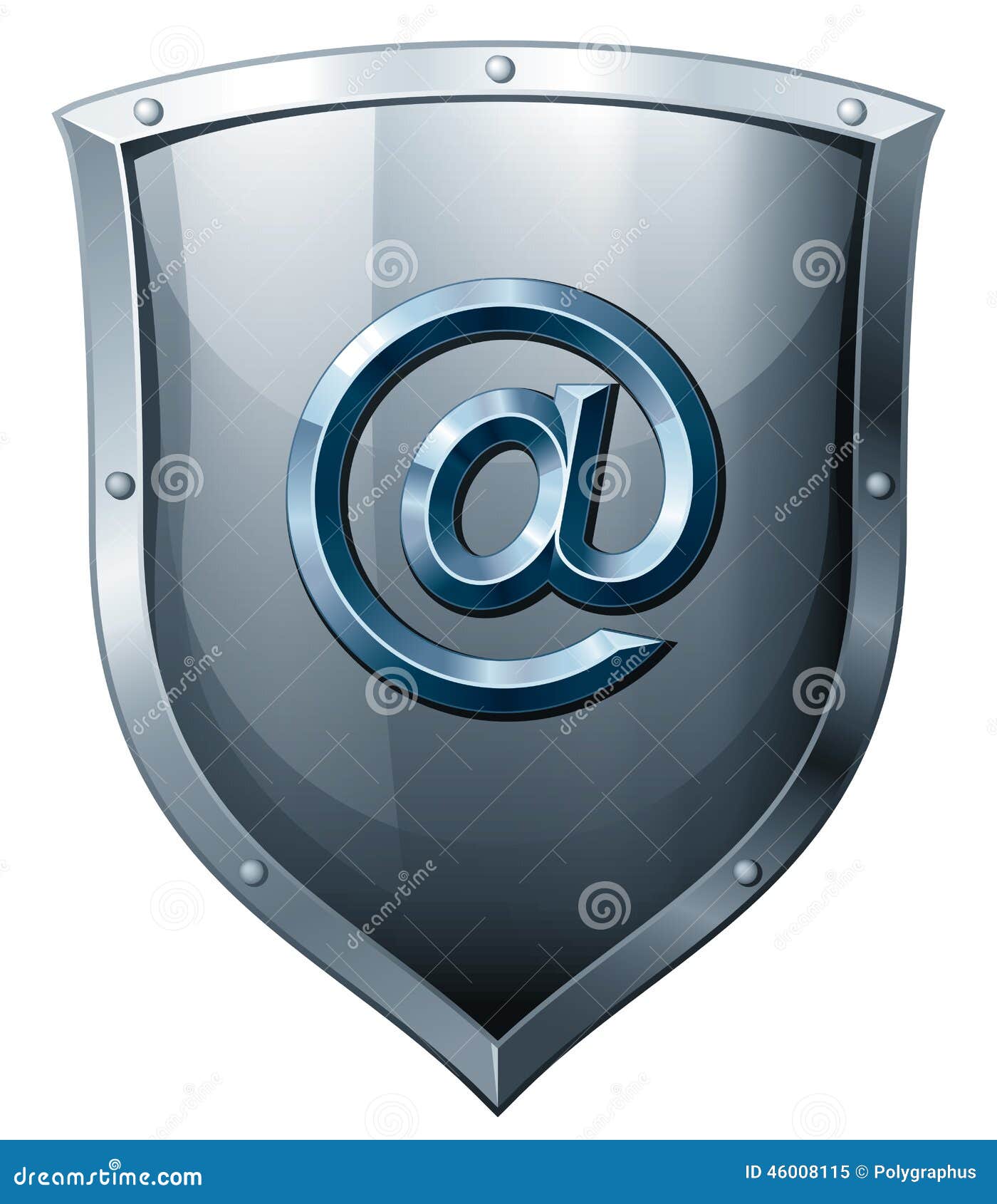 Asegure el email ilustración del vector. Ilustración de estabilidad ...