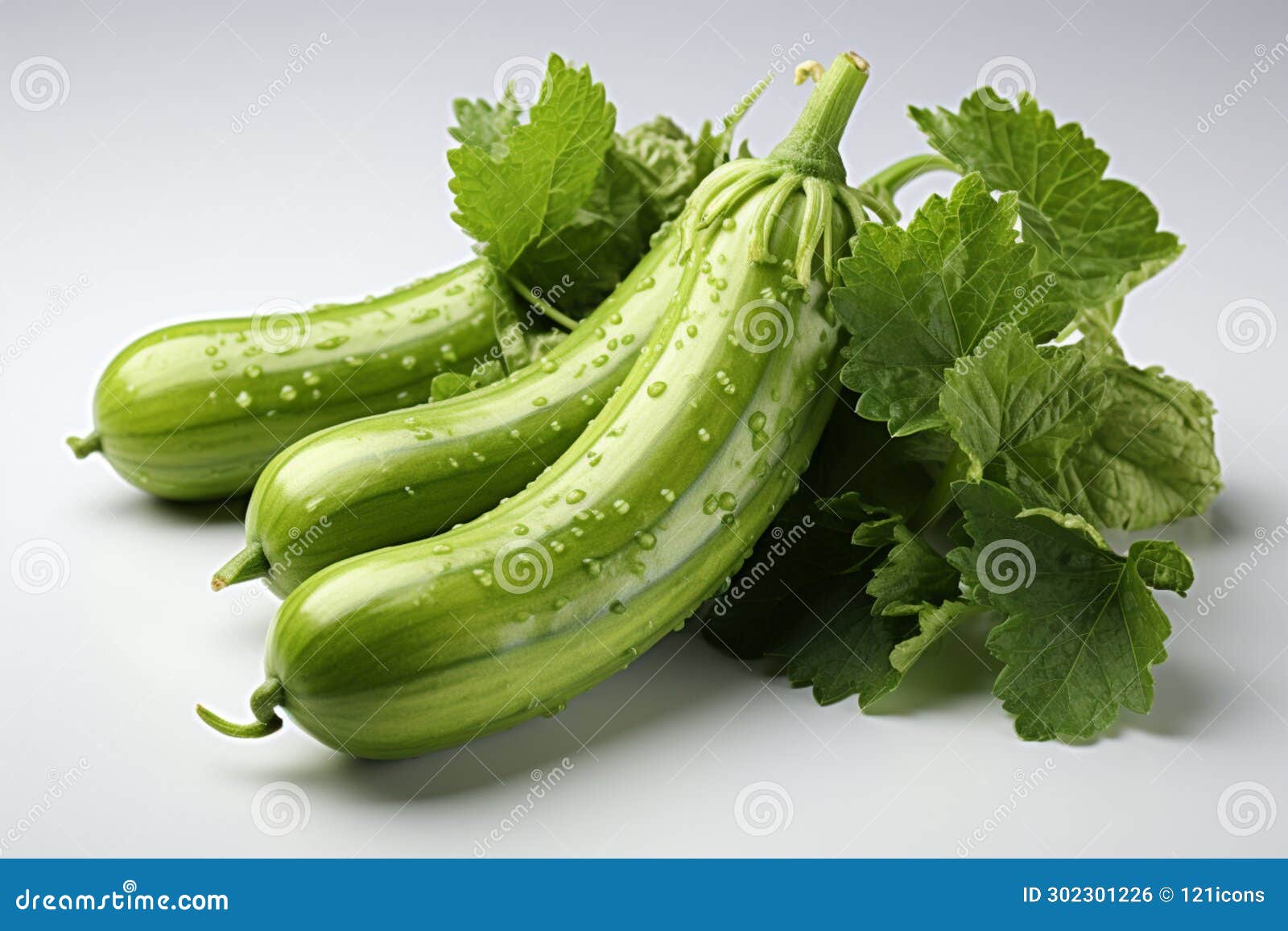 Ash Gourd on White Background Stock Illustration - Illustration of ...