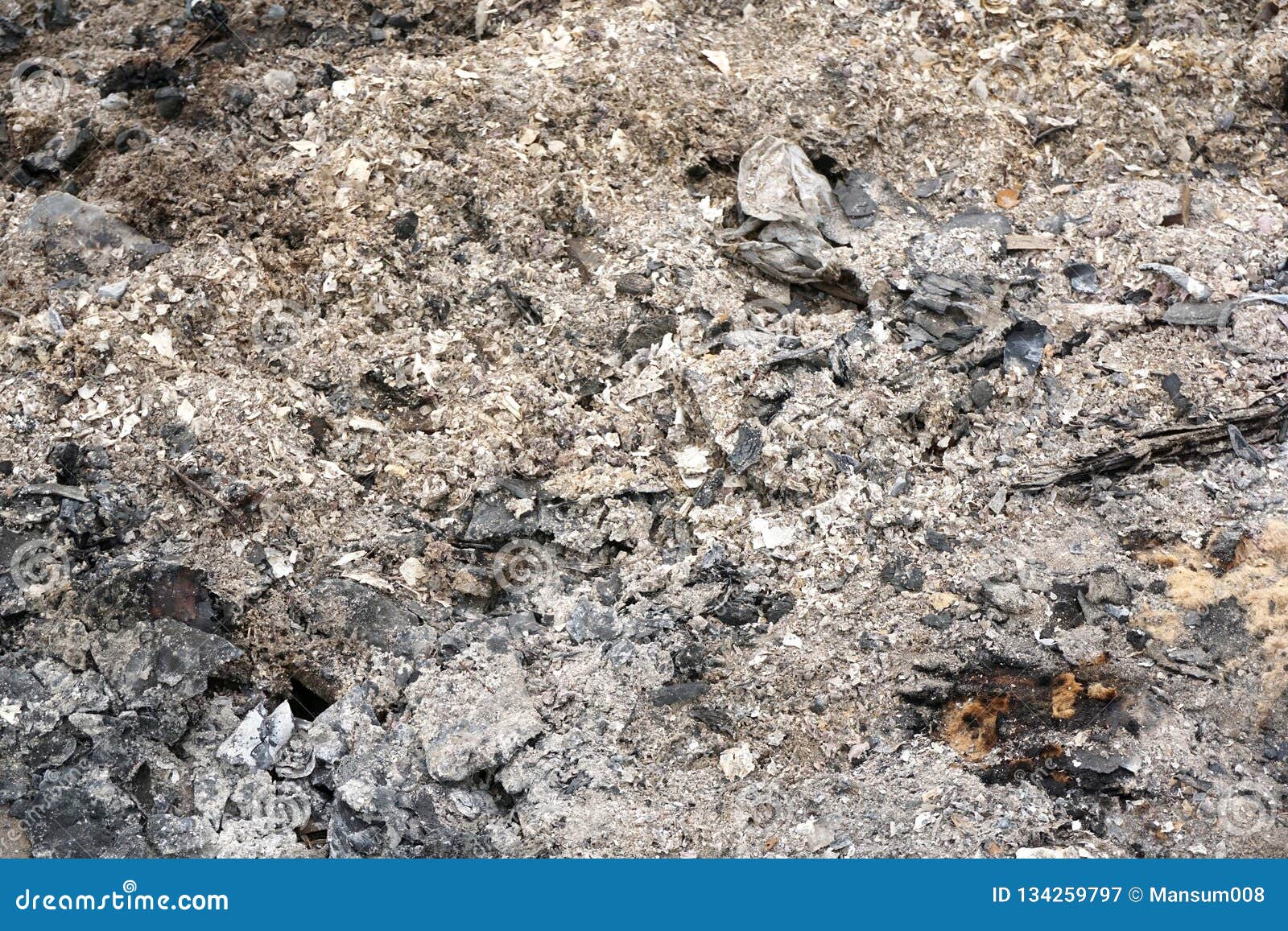 Ash on the ground stock image. Image of dirty, outdoor - 134259797