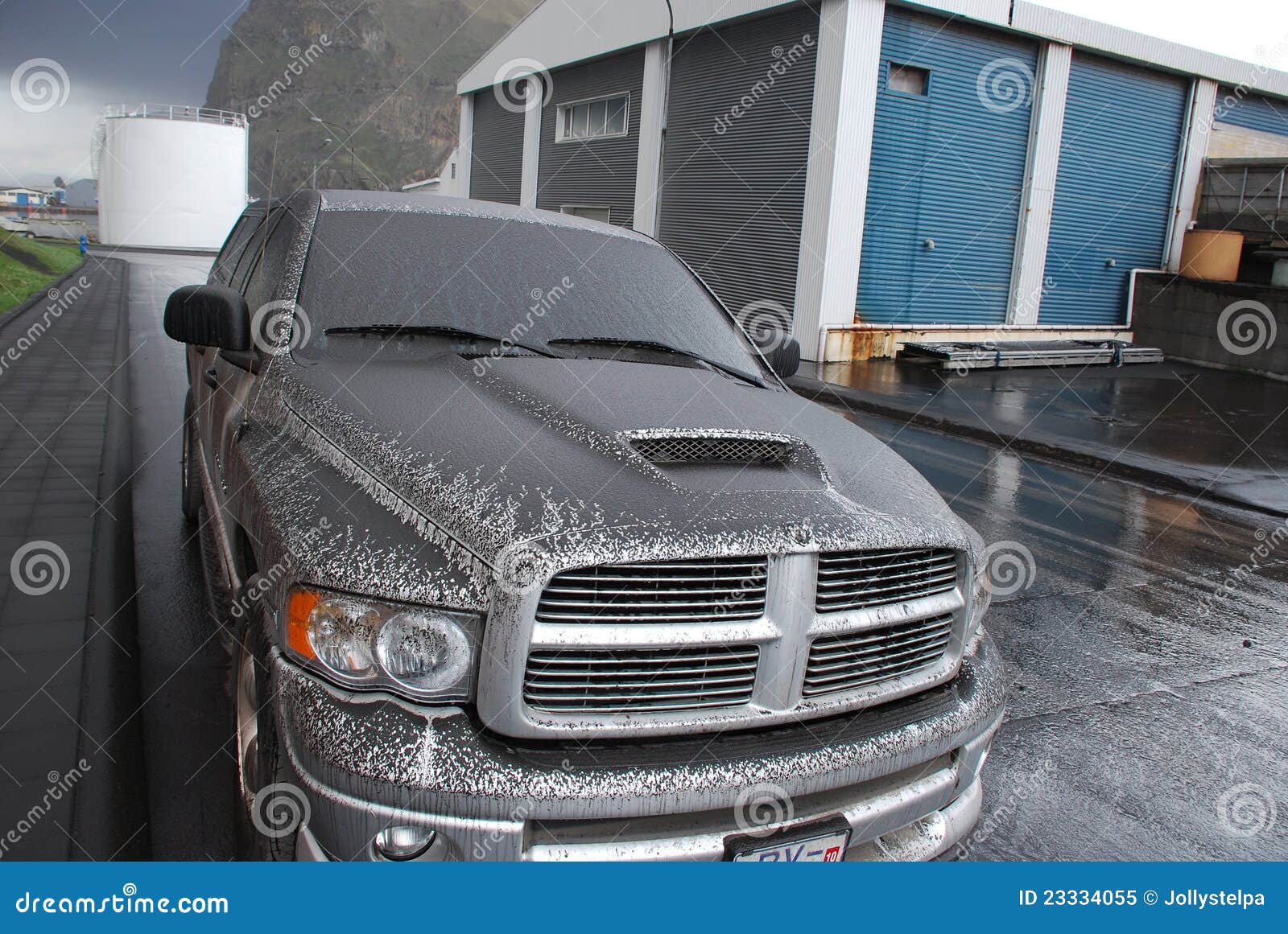 Ash rain stock image. Image of dirt, eyjafjallajokull - 23334055