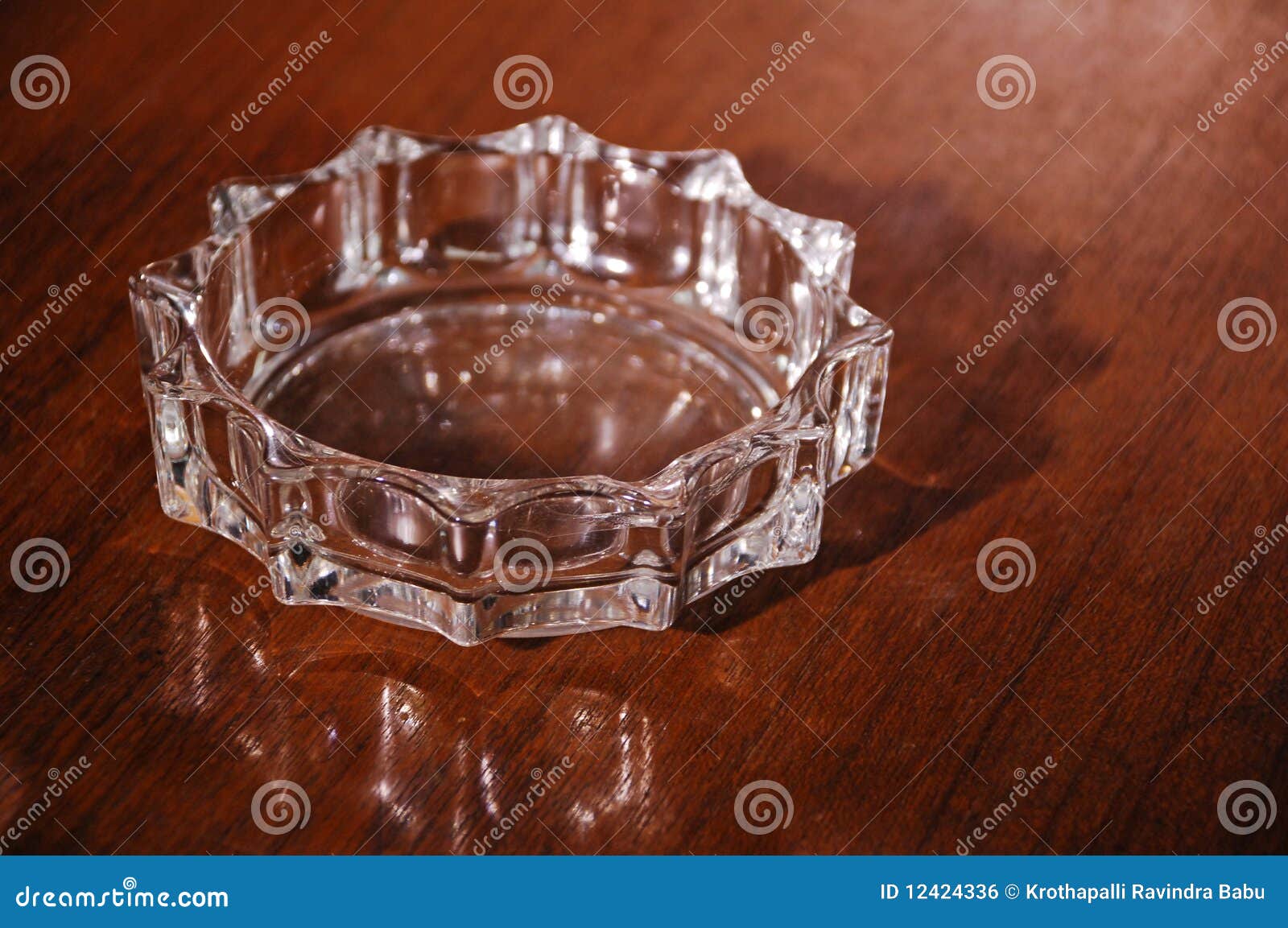 Ash Tray stock photo. Image of color, cristal, studio - 12424336