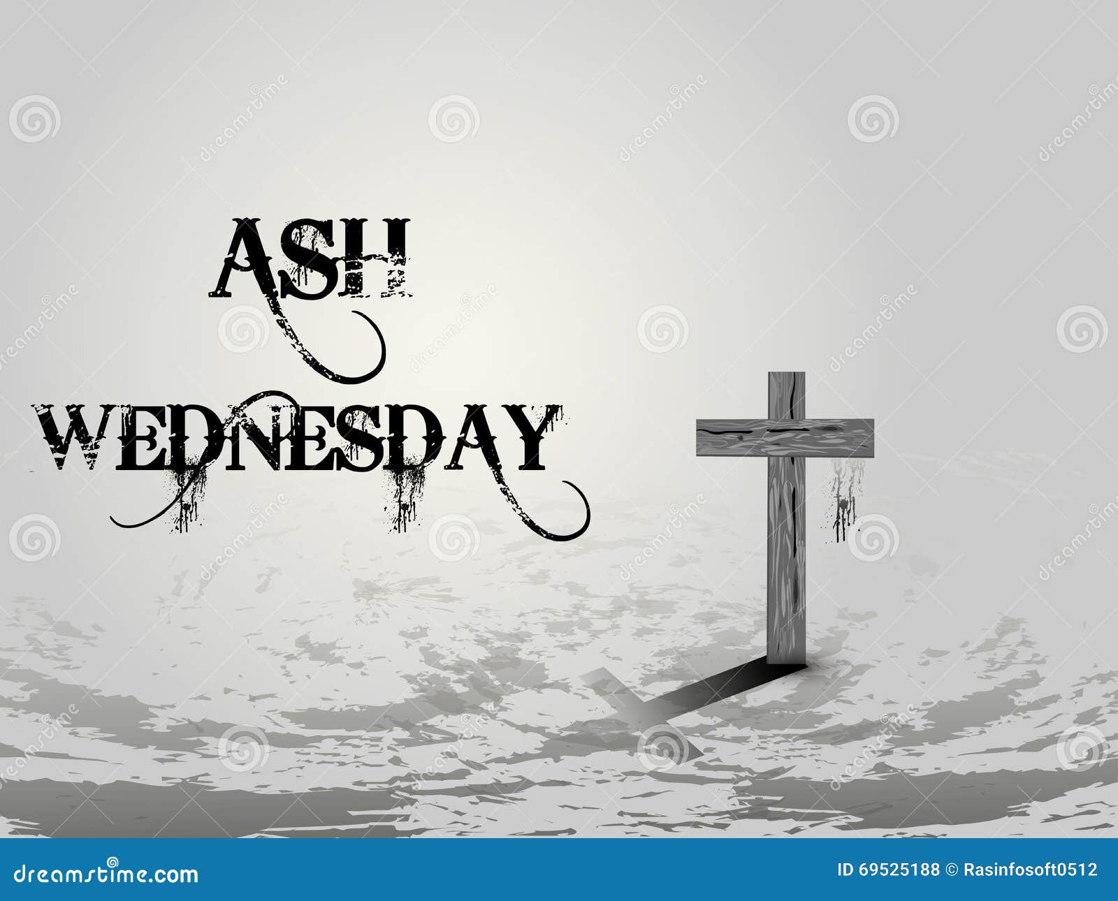 Ash Wednesday Abstract stock illustration. Illustration of background ...