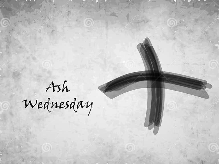 Ash Wednesday Background ilustración del vector. Ilustración de efectos ...