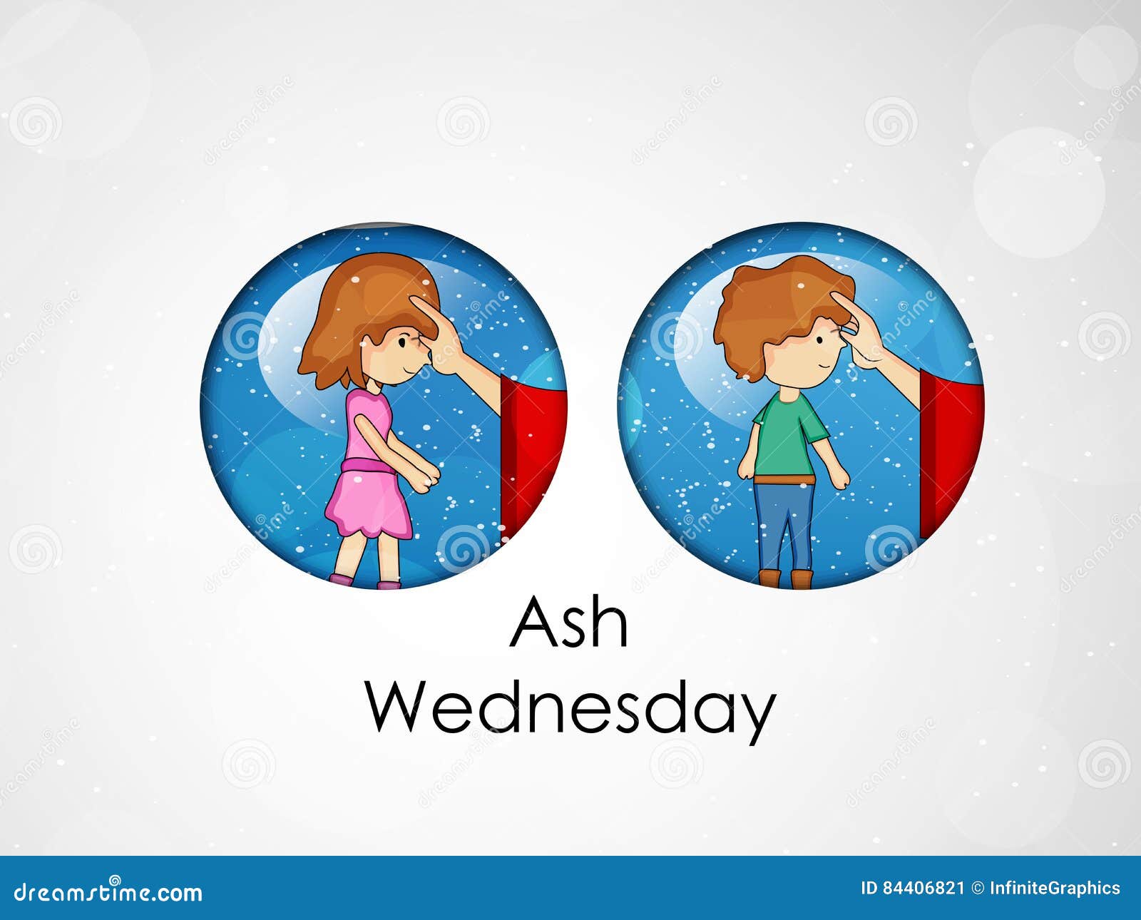 Ash Wednesday Background ilustración del vector. Ilustración de color ...