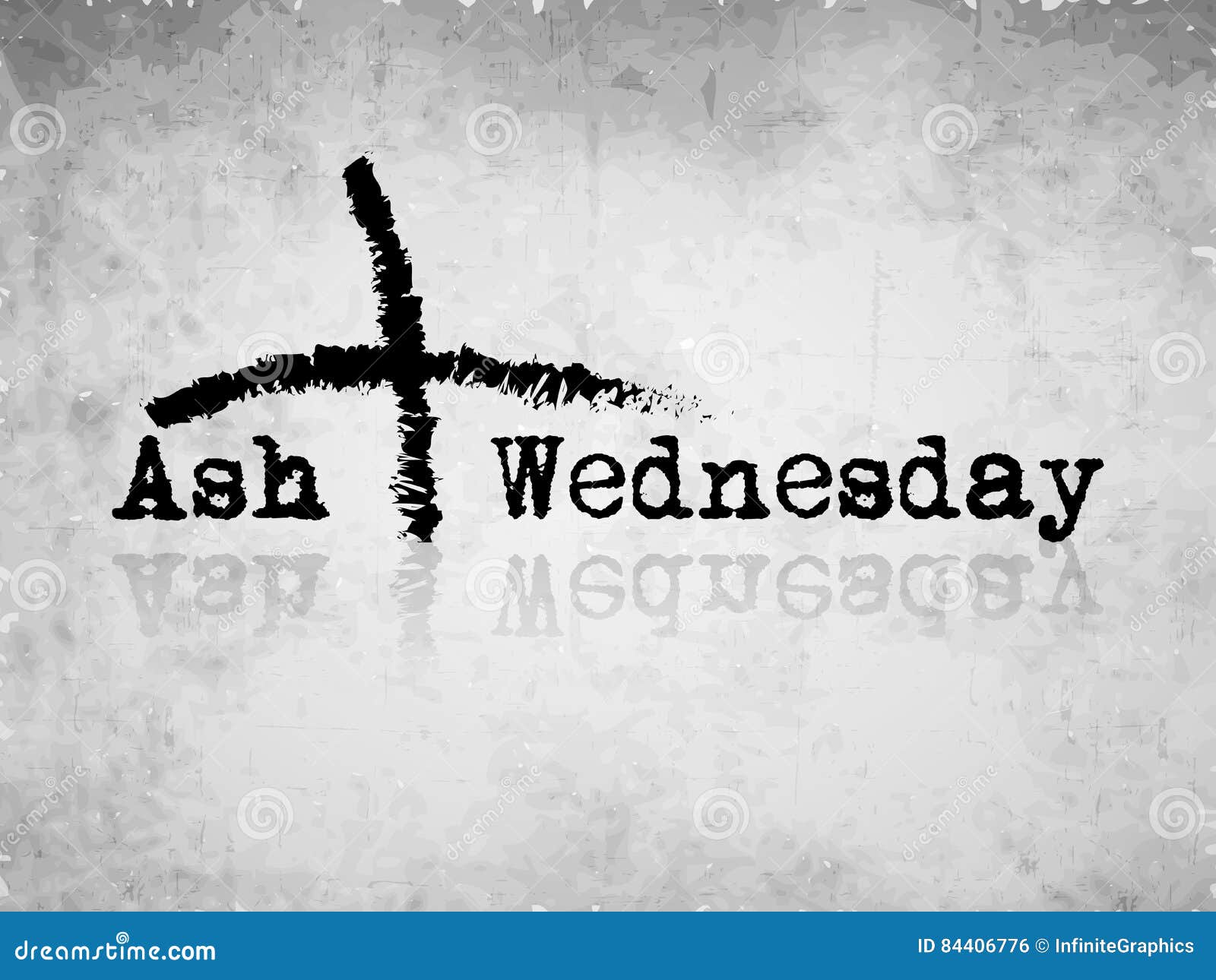 Ash Wednesday Background stock vector. Illustration of holy - 84406776