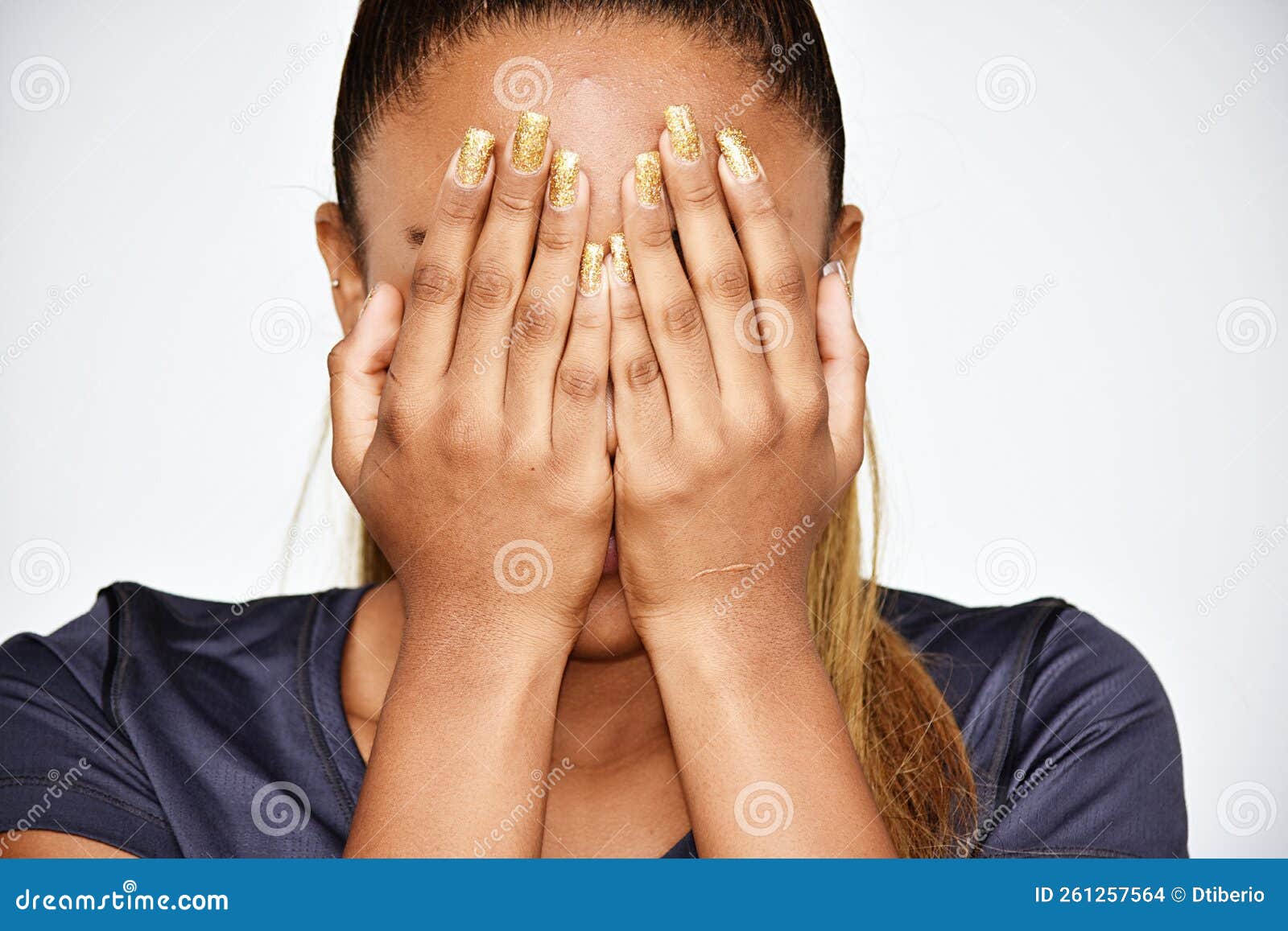 An Ashamed Person stock photo. Image of ashamed, beauty - 261257564