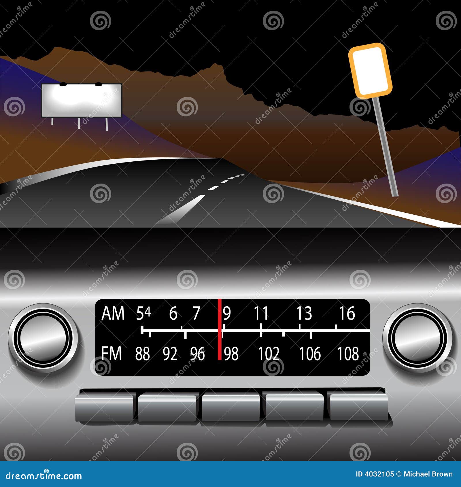 Car Dashboard, Auto Salon Interior Vector Illustration, Cartoon Flat ...