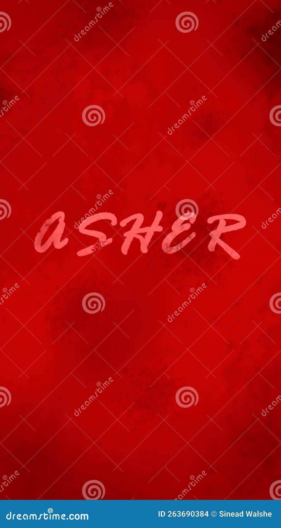 Asher Phone Wallpaper stock illustration. Illustration of script ...