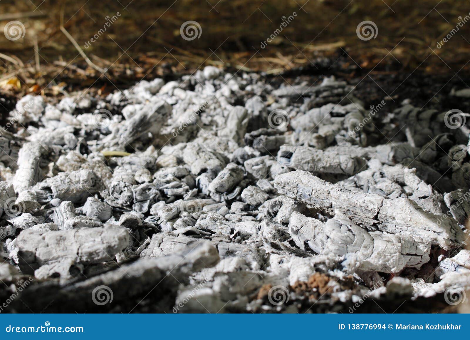 Pile of Ashes after the Fire Went Out Stock Photo - Image of abstract ...