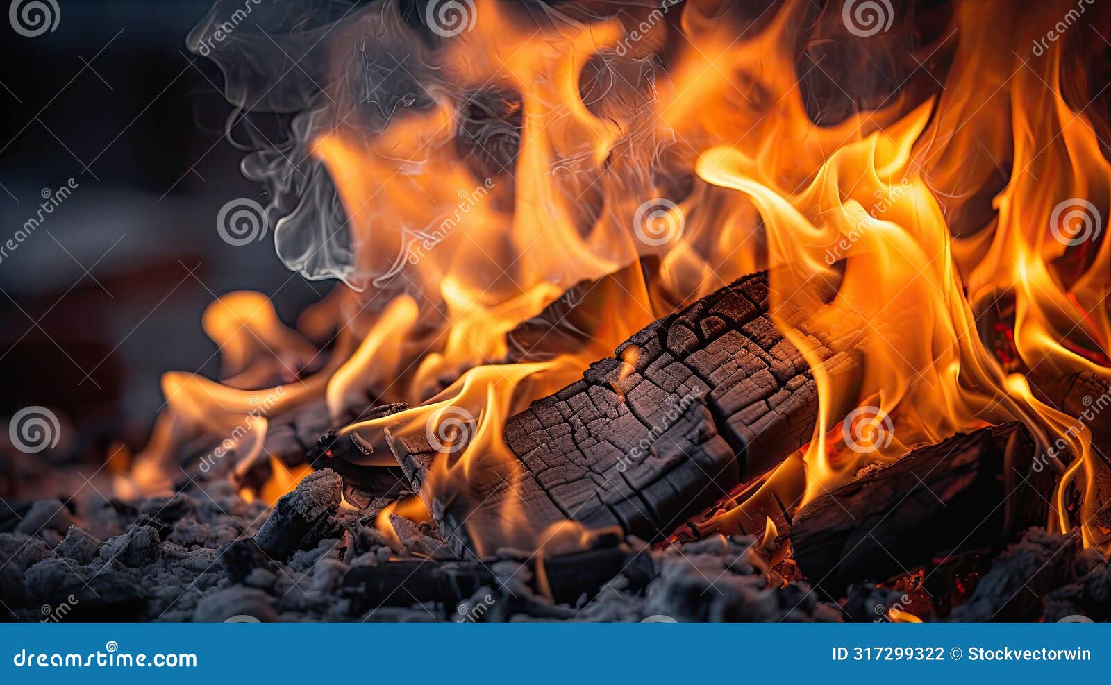 Ashes grey fire stock illustration. Illustration of flames - 317299322