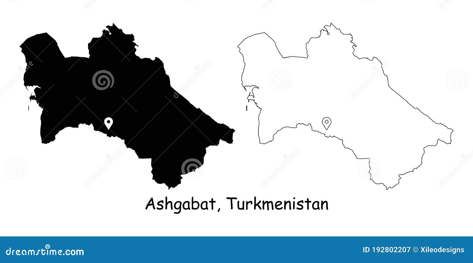 Ashgabat, Turkmenistan. Detailed Country Map with Location Pin on ... Ashgabat, Turkmenistan. Detailed Country Map with Location Pin on ...