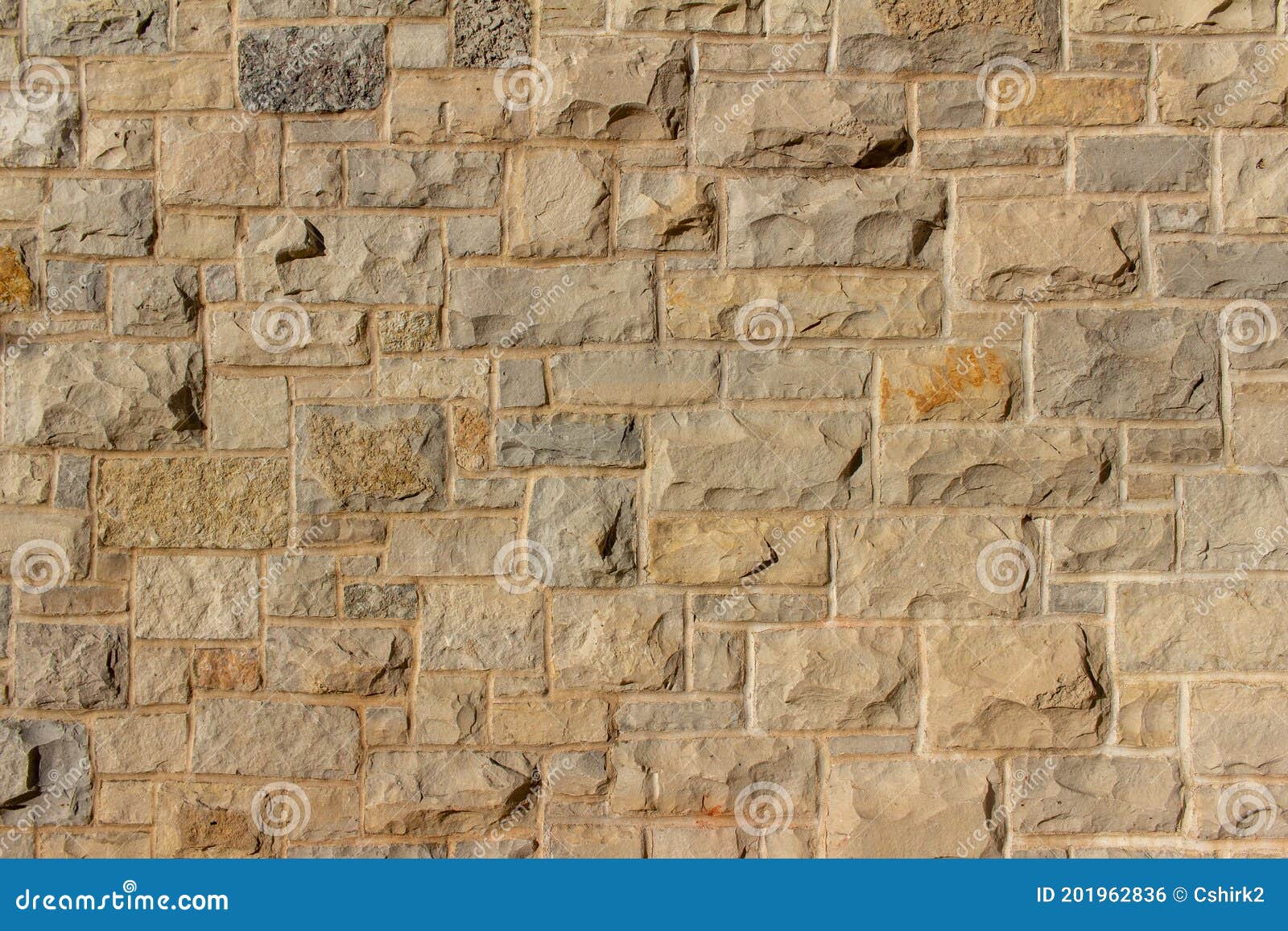 Ashlar Pattern Natural Limestone Block Wall Texture Background Stock ...