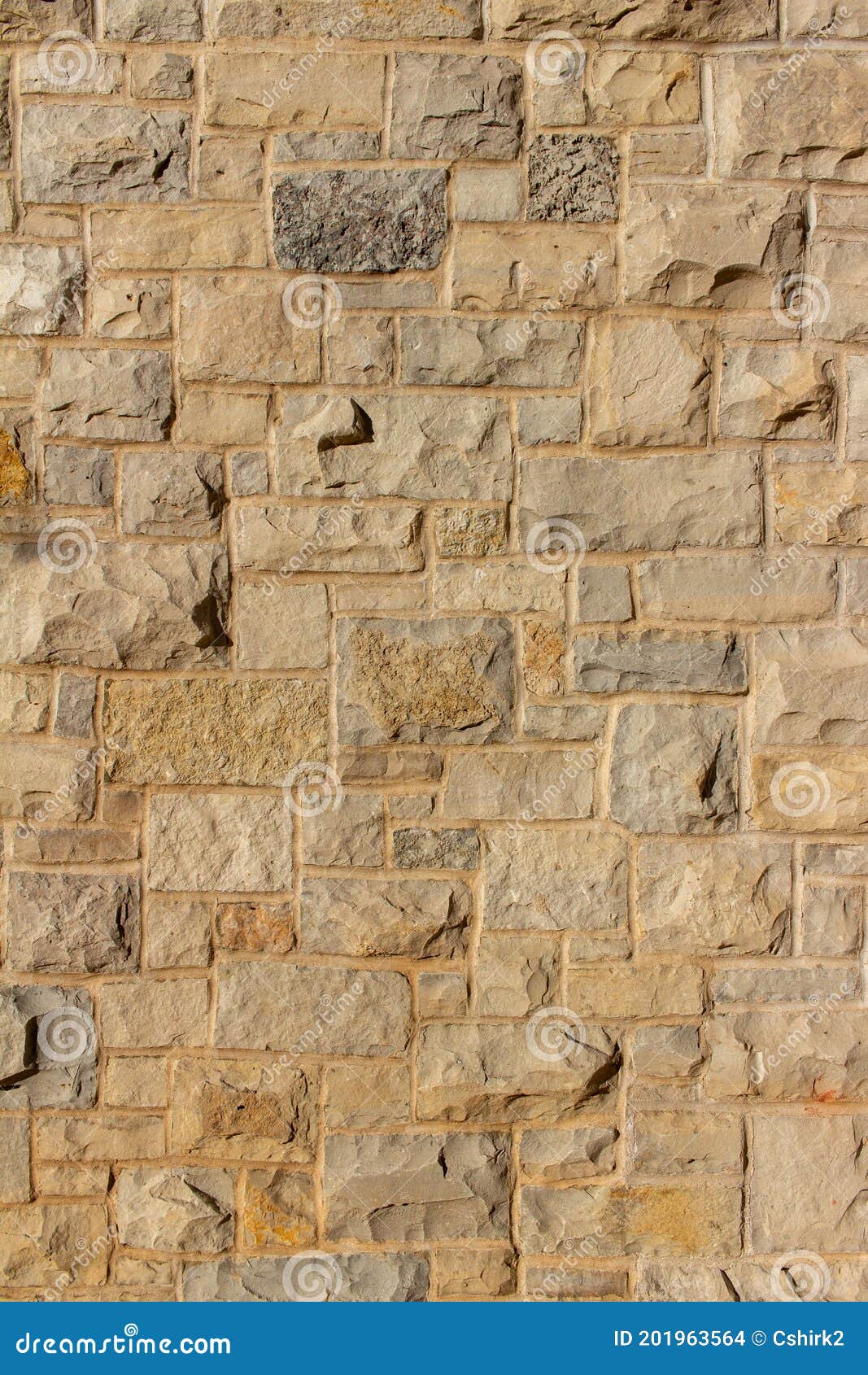 Ashlar Pattern Natural Limestone Block Wall Texture Background Stock ...