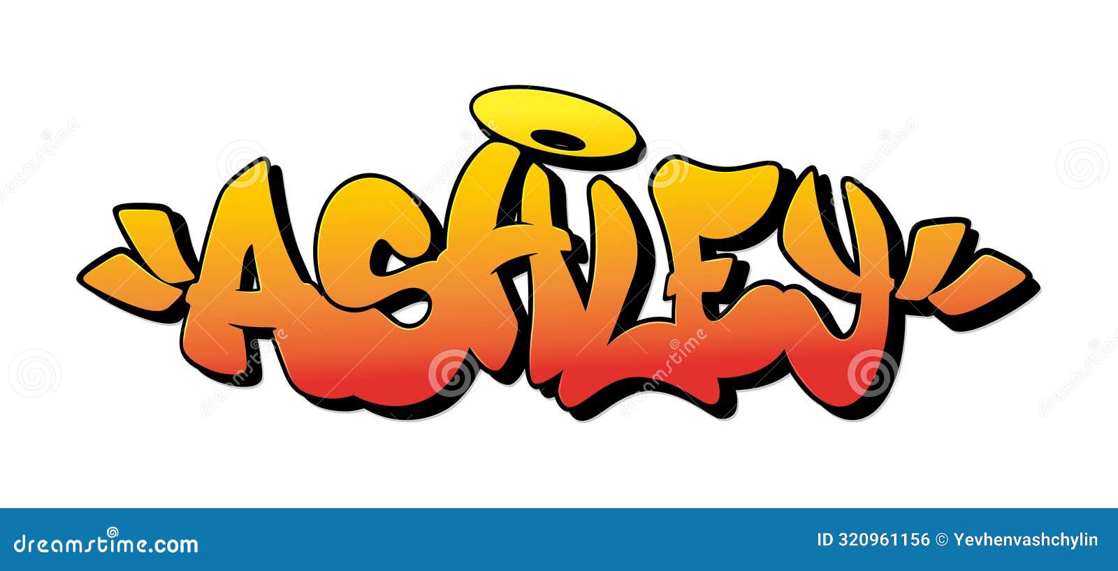 Ashley Female Name - In Stylish Lettering Cursive Typography Text ...