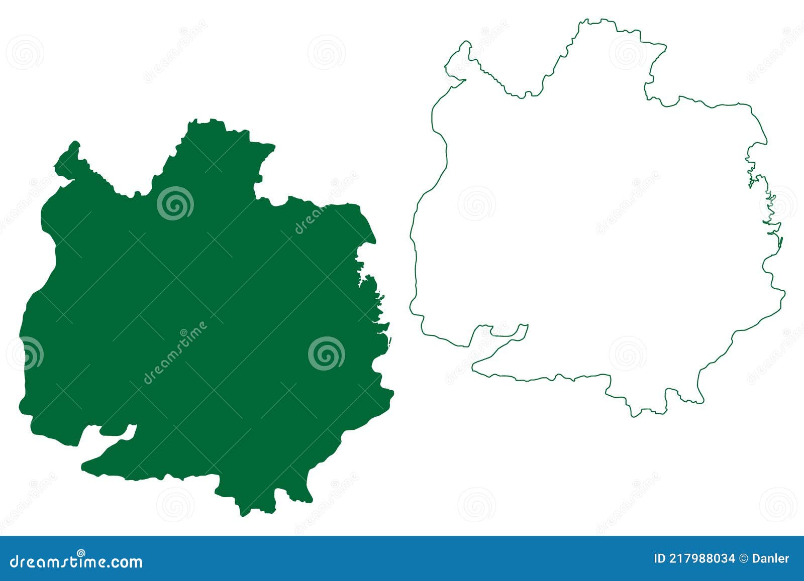 Gwalior City Republic Of India, Madhya Pradesh State Map Vector ...