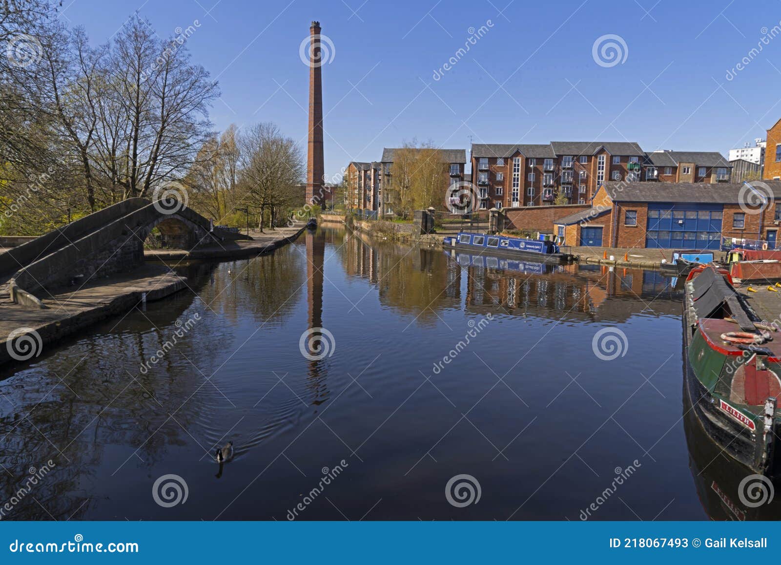 Ashton Canal Near Portland Basin Museum Editorial Stock Photo - Image ...