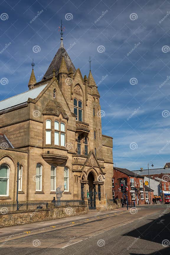Ashton Old Central Library editorial photography. Image of ornate ...