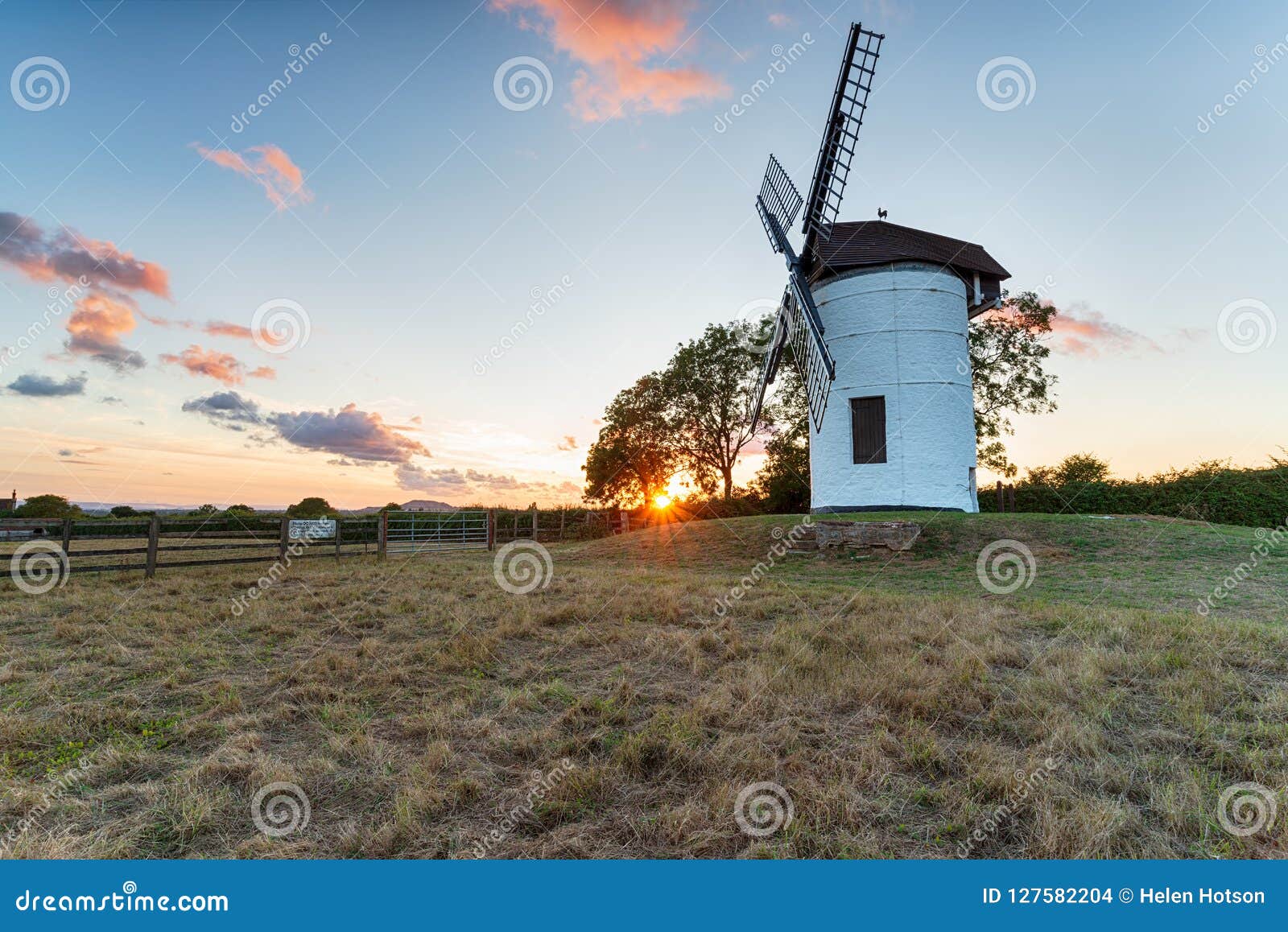 Ashton Windmill in Somerset Stock Photo - Image of allerton, stunning ...