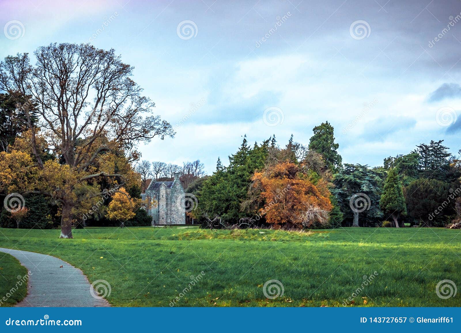 Ashtown Castle, Phoenix Park, Dublin Stock Image - Image of ...