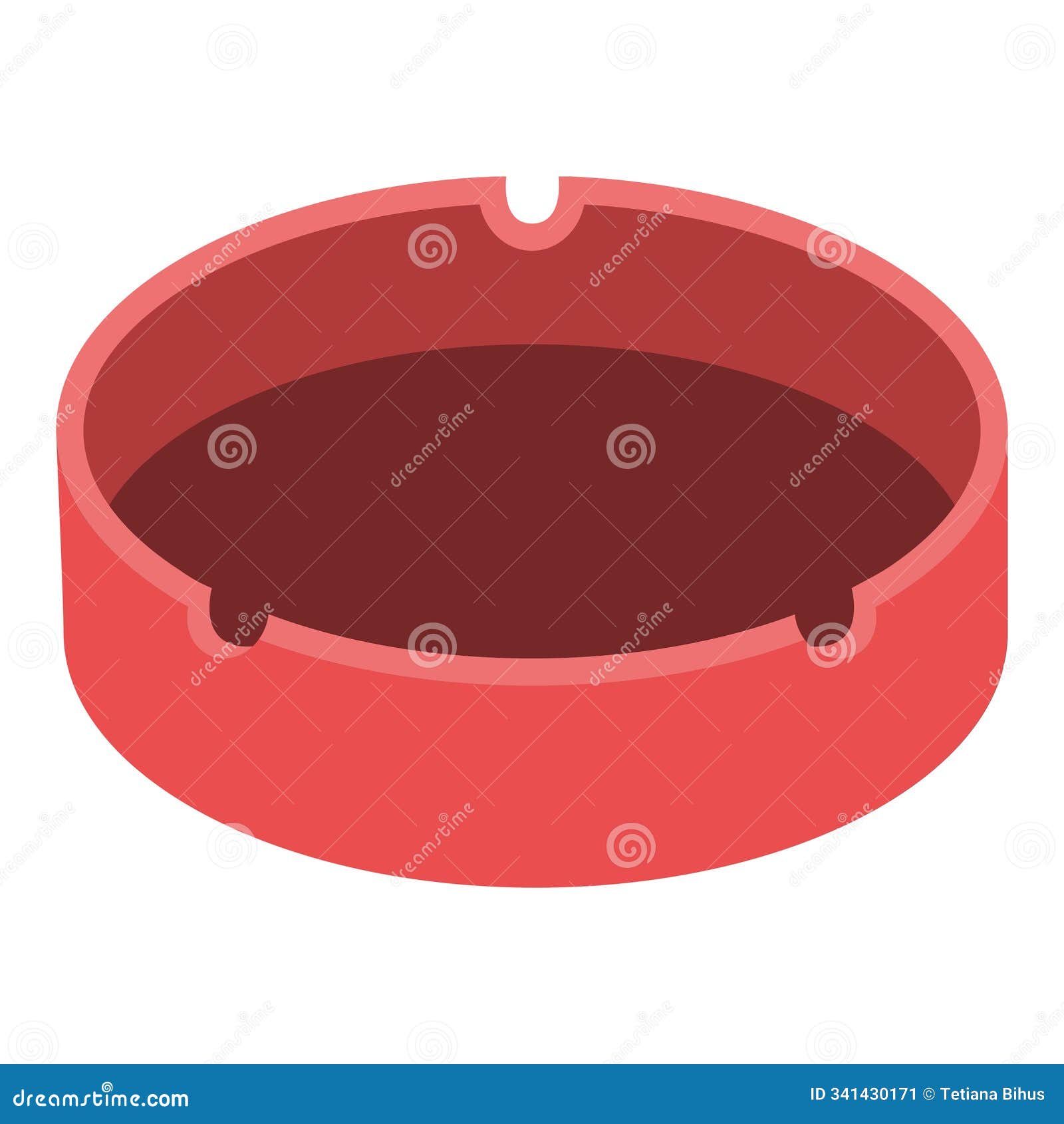 Ashtray for Smoking Cigarettes. Vector Stock Vector - Illustration of ...