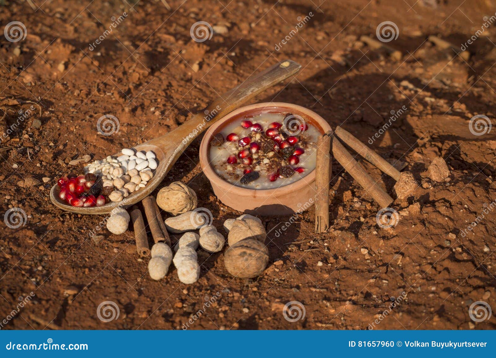 Ashure Or Noah's Pudding Is An Islamic Dessert Made Of Grains, Fruits ...