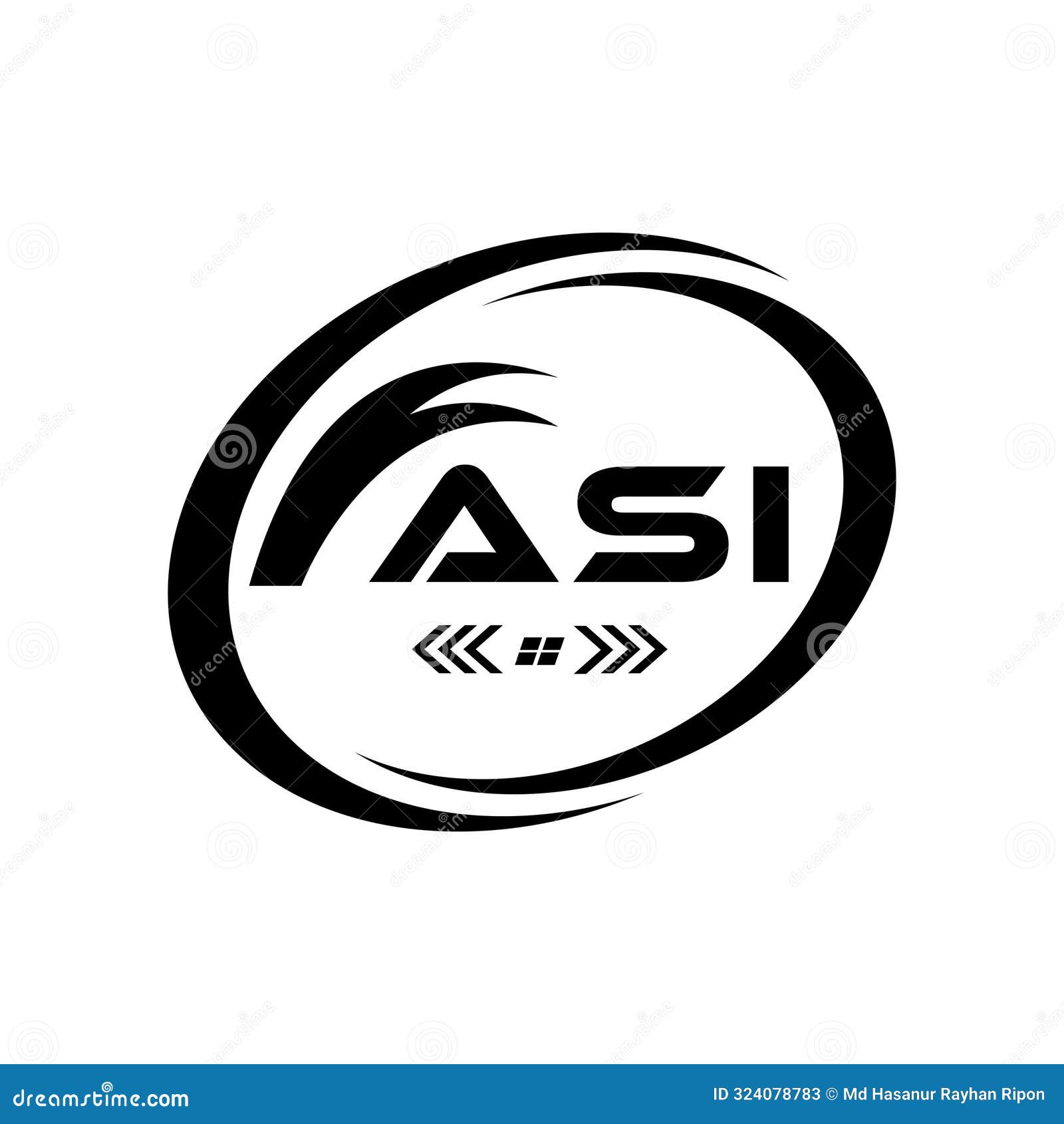 ASI Letter Logo Design. ASI Simple and Modern Monogram Logo Stock ...