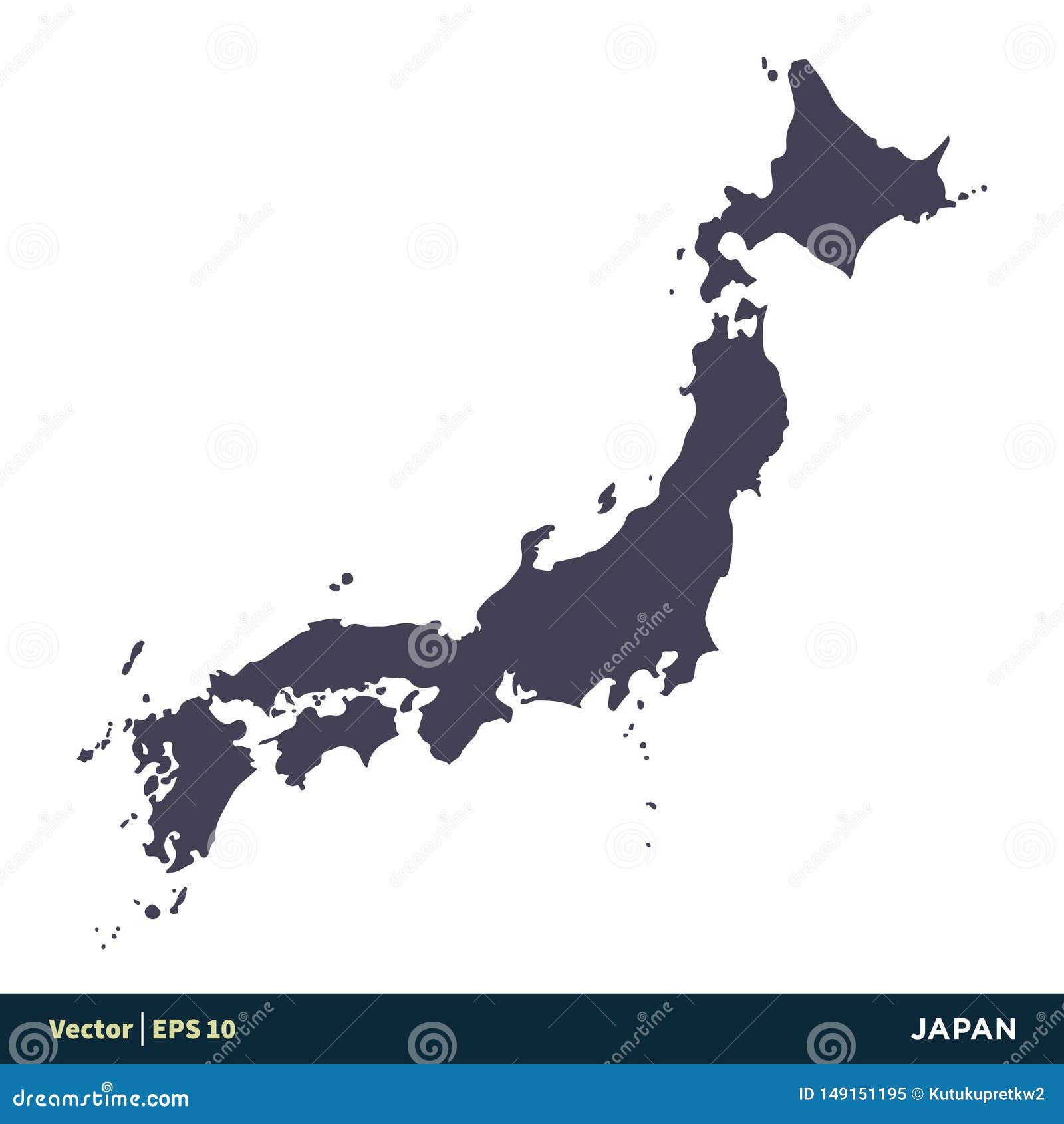 Japan Map In Asia, Icons Showing Japan Location And Flags Vector ...
