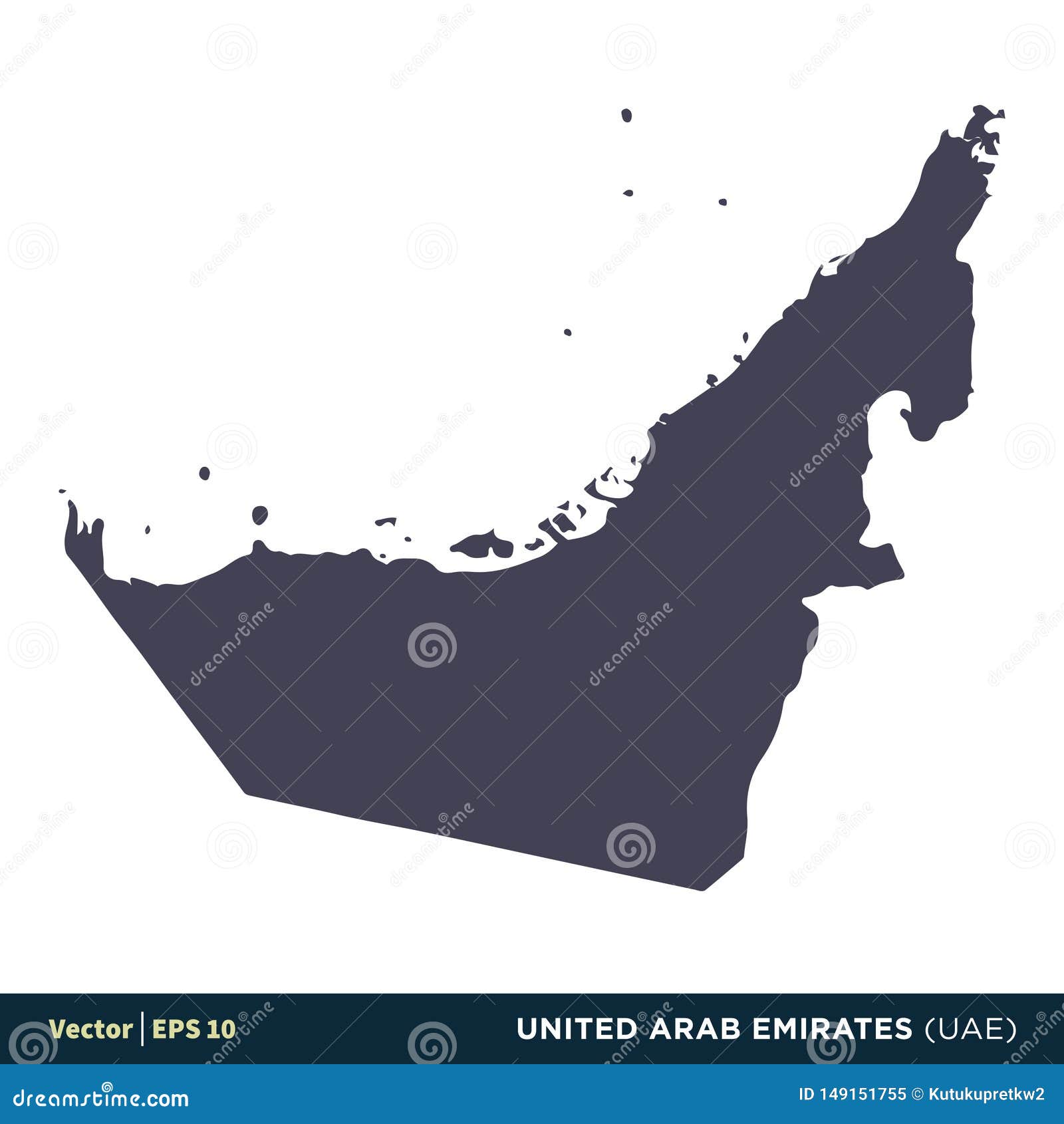 Uni Arab Emirates UAE - Asia Countries Map Icon Vector Logo Template ...